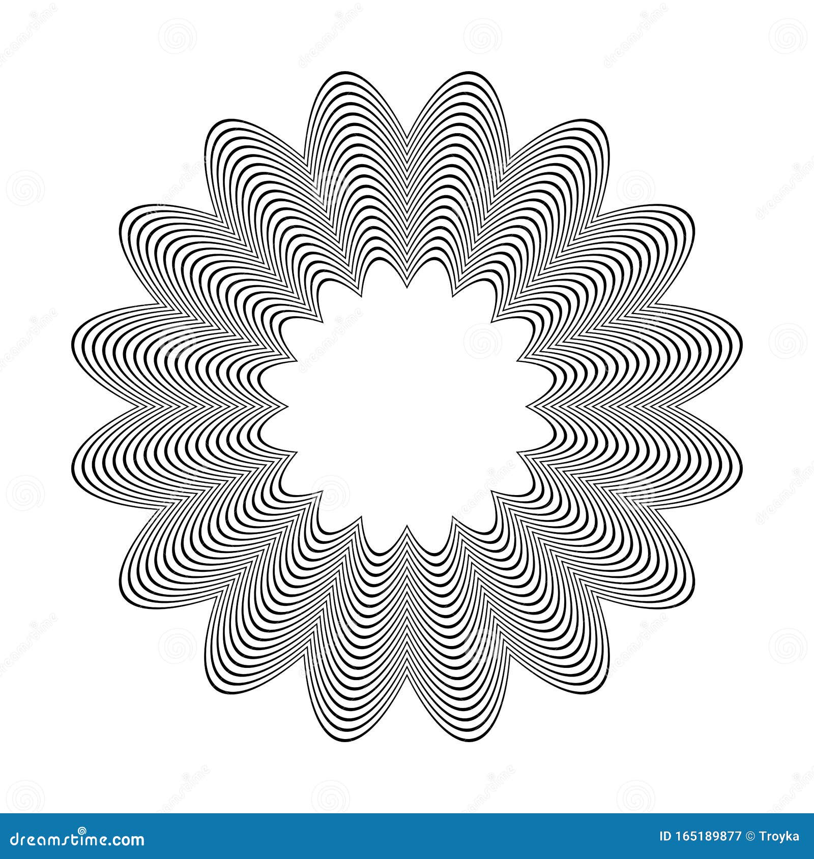 Abstract Geometric Circle Design Element Stock Vector - Illustration of ...