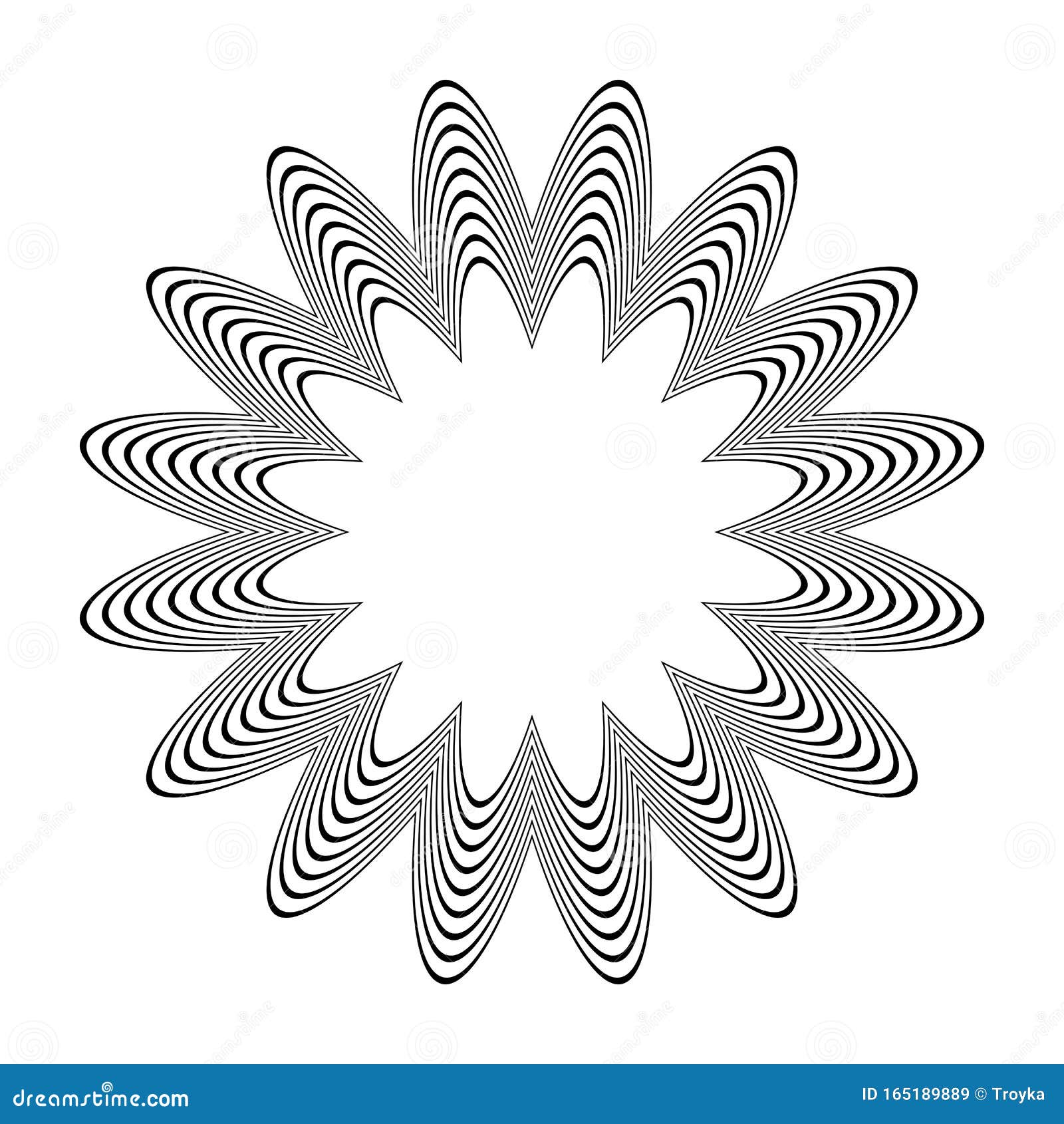 Abstract Geometric Circle Design Element Stock Vector - Illustration of ...