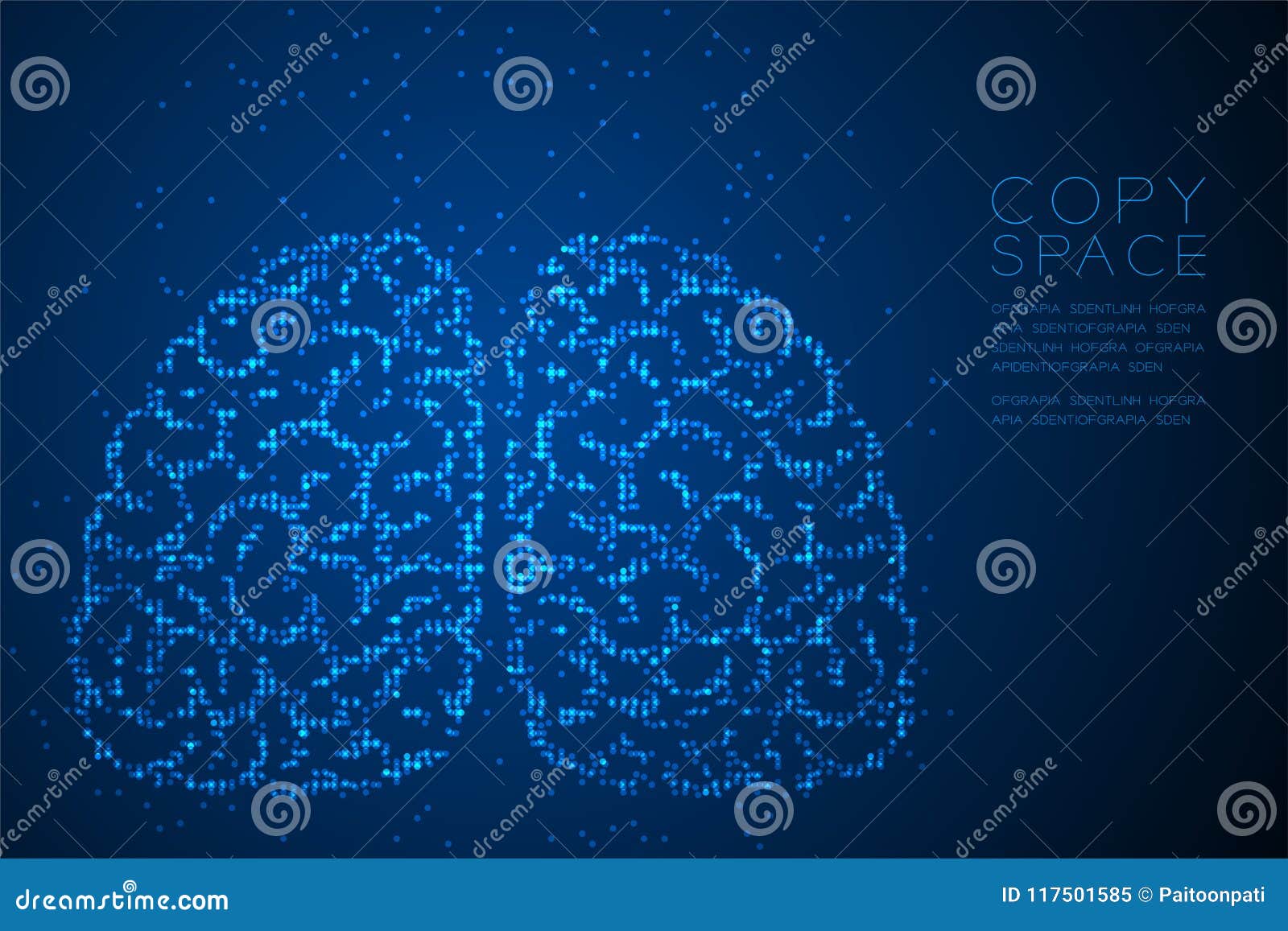 Brain Front View Icon Vector Illustration | CartoonDealer.com #89183850