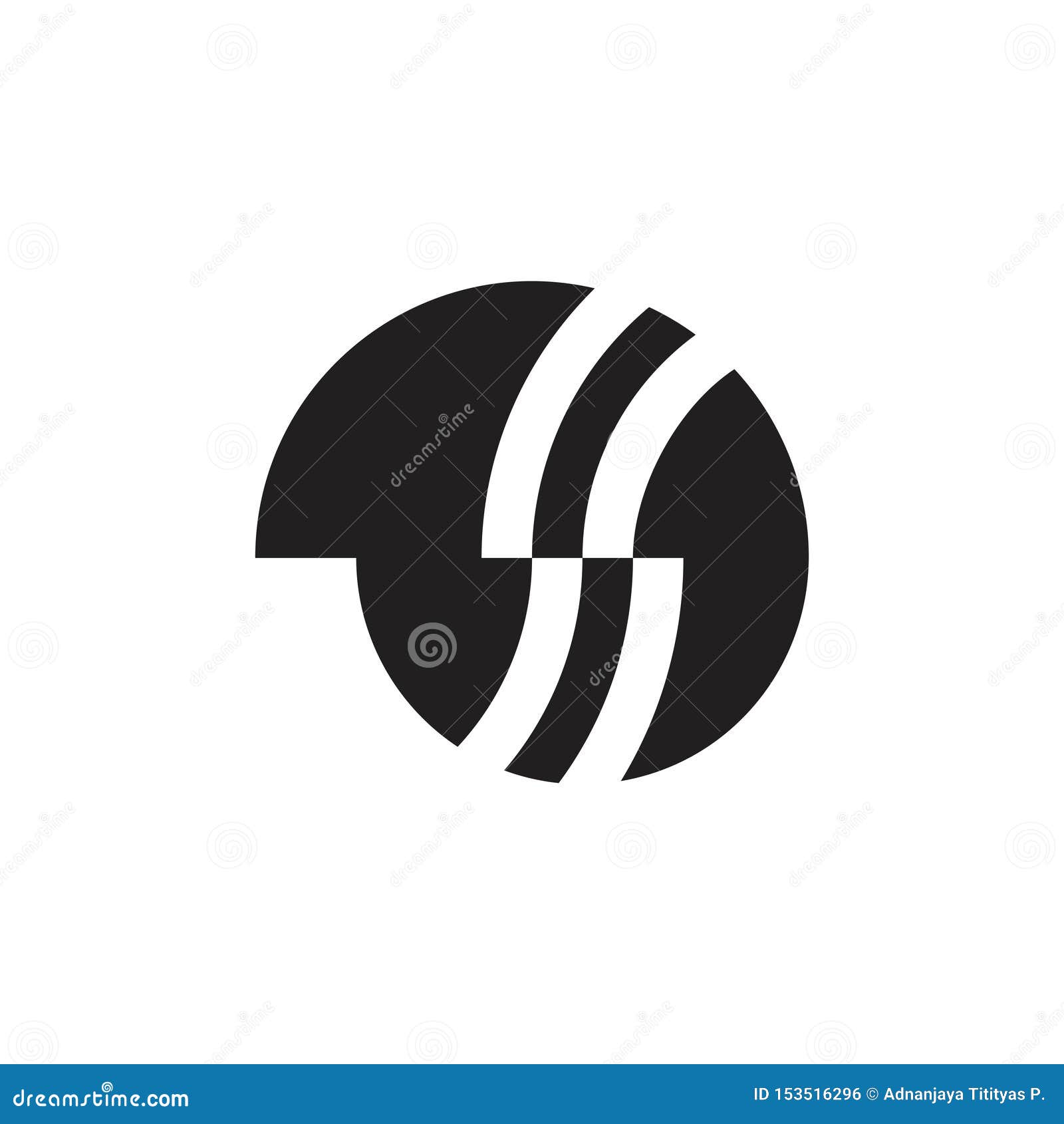 Abstract Geometric Circle Logo Vector Stock Vector - Illustration of ...