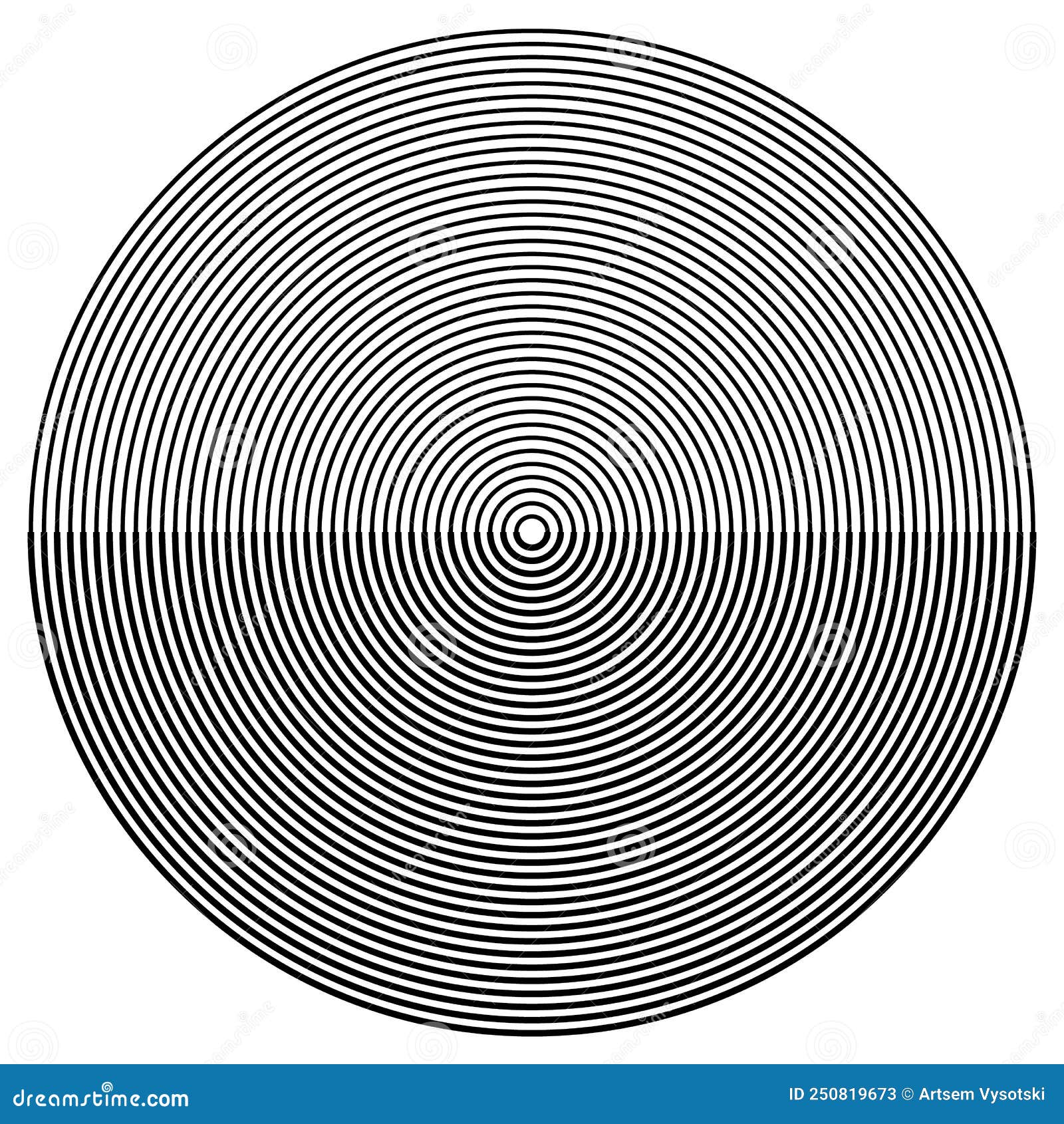 Abstract Geometric Circle Pattern. Lines Texture. Vector Art. Stock ...