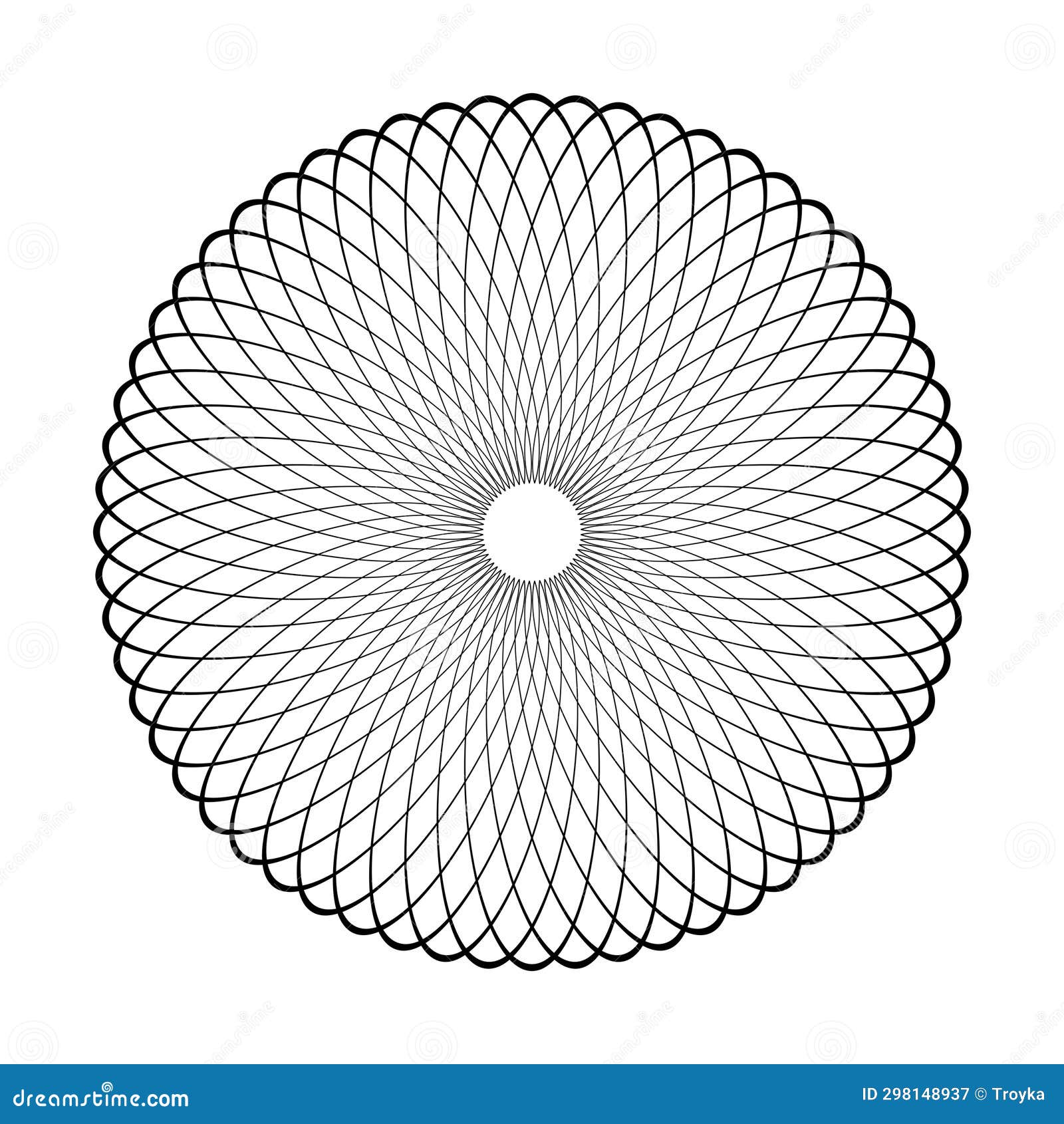 Abstract Geometric Circle Rotation Radial Design Element Stock ...