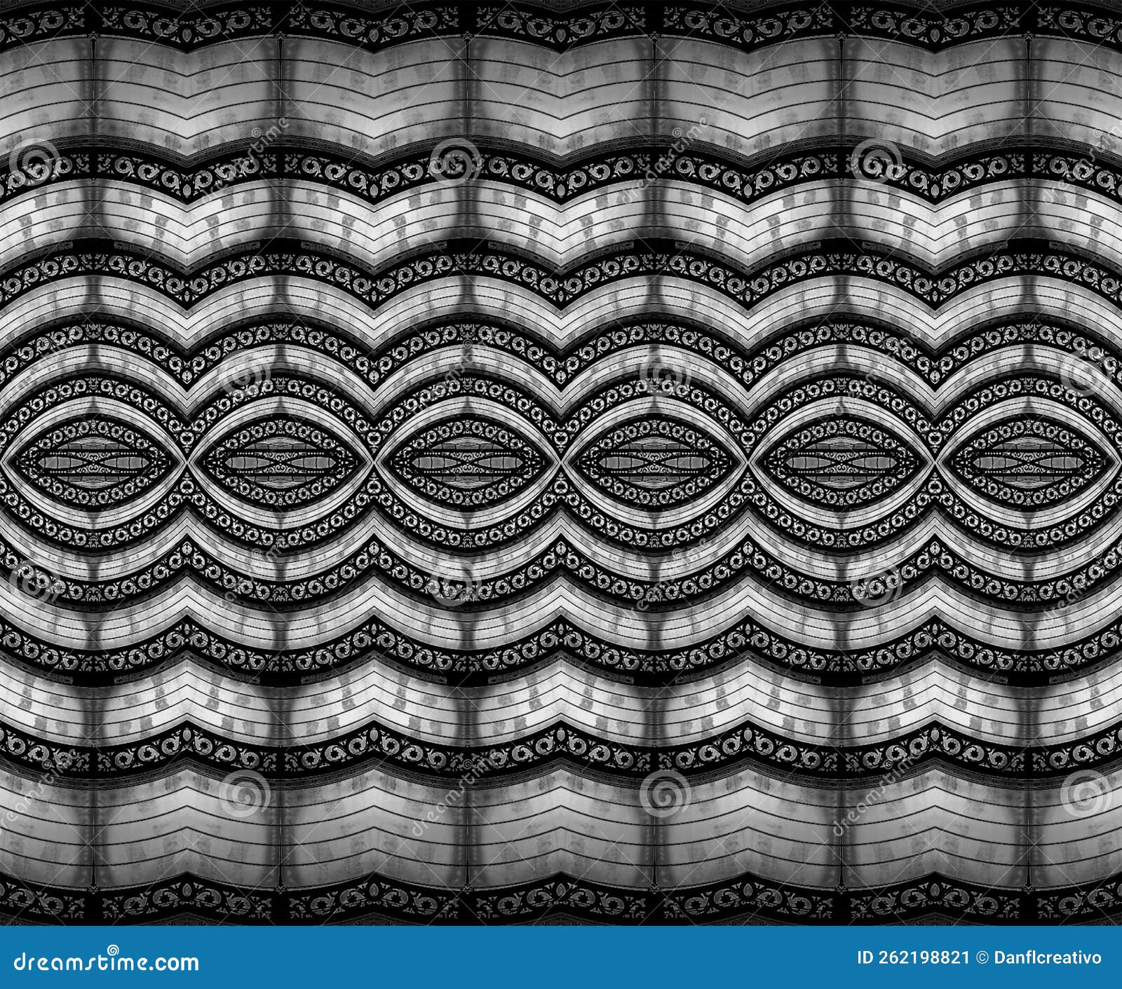 Abstract Geometric Collage Pattern Stock Illustration - Illustration of ...