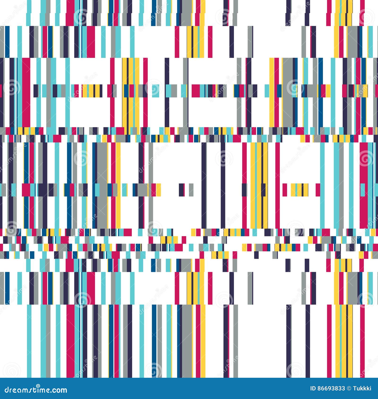 Abstract Geometric Color Blocked Pattern Stock Vector - Illustration of ...