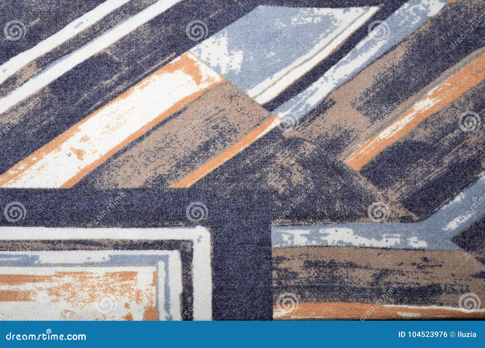 Abstract Geometric Colorful Print Stock Photo - Image of craft ...