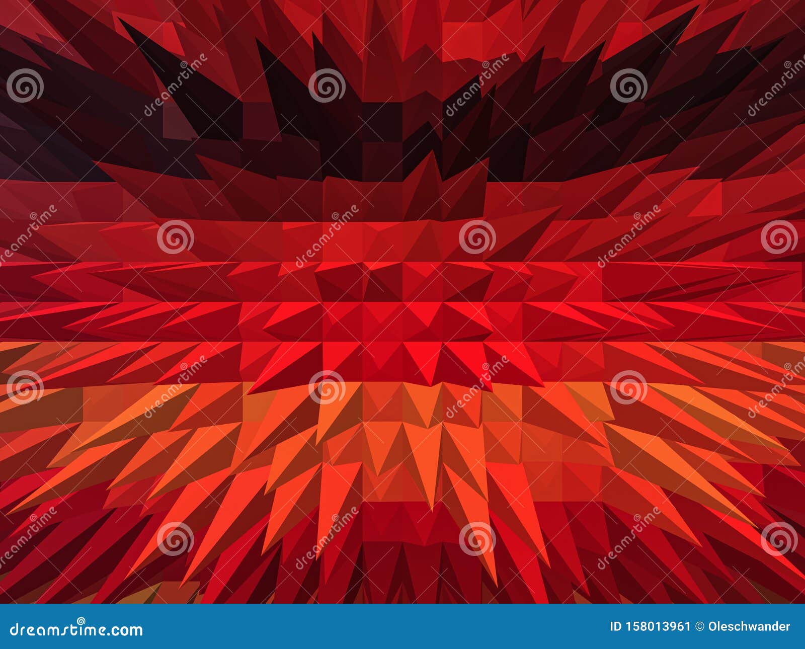 Abstract Geometric Computer Generated Pyramid Tetrahedron Background in ...