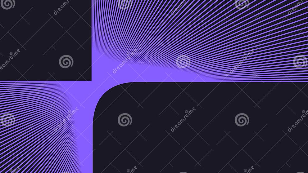 Abstract Geometric Concept Lines Dynamic Particle Pattern on Black ...