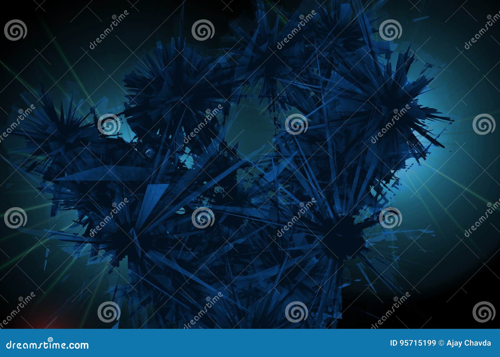 Abstract Geometric Cracked Glass | Crystal Smash Abstract Stock ...
