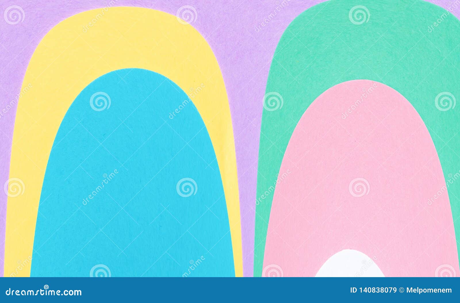 Abstract Geometric Curved Shapes Background Stock Image - Image of pink ...
