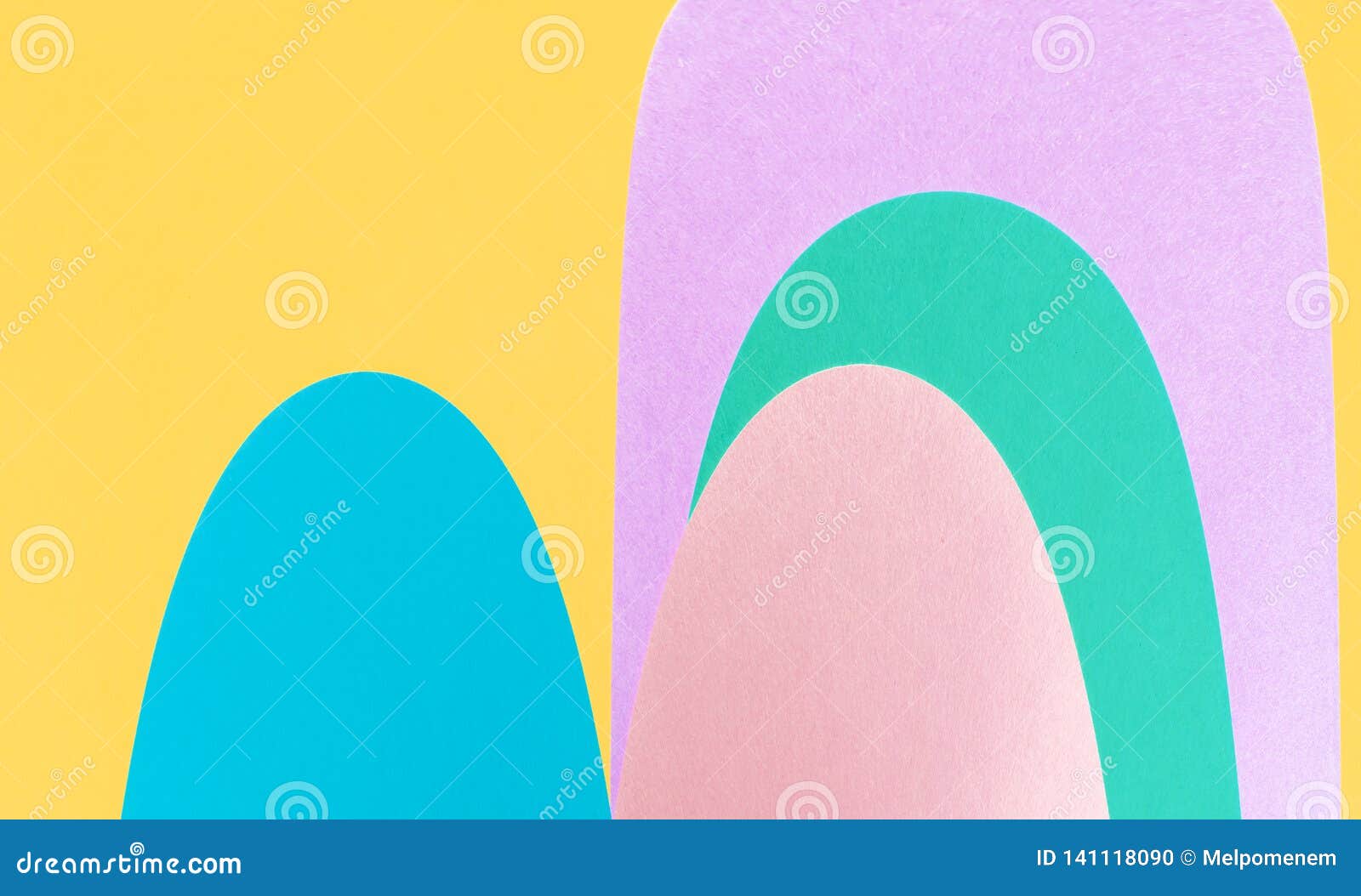 Abstract Geometric Curved Shapes Background Stock Illustration ...