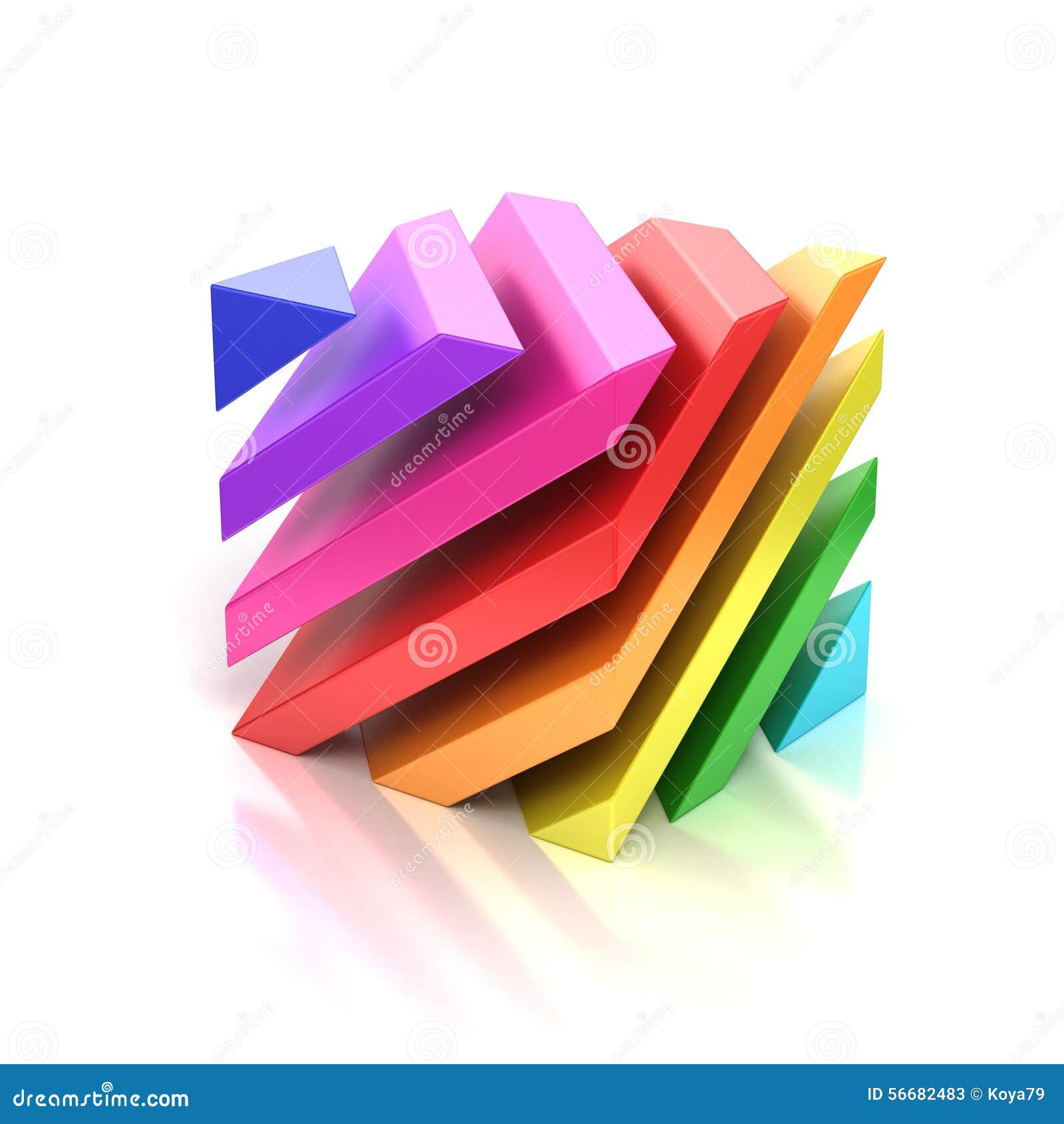 Abstract Geometric 3d Object, More Polyhedron Variations in this Set ...