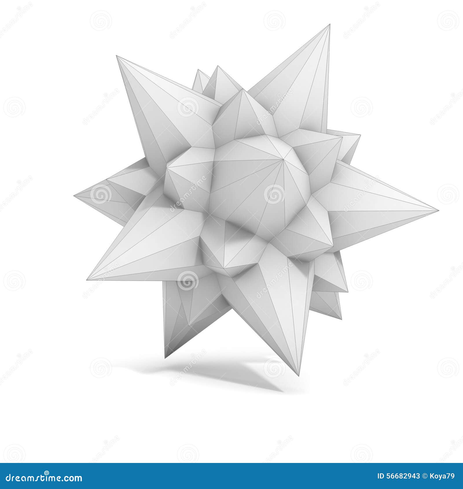 Abstract Geometric 3d Object, More Polyhedron Variations in this Set ...