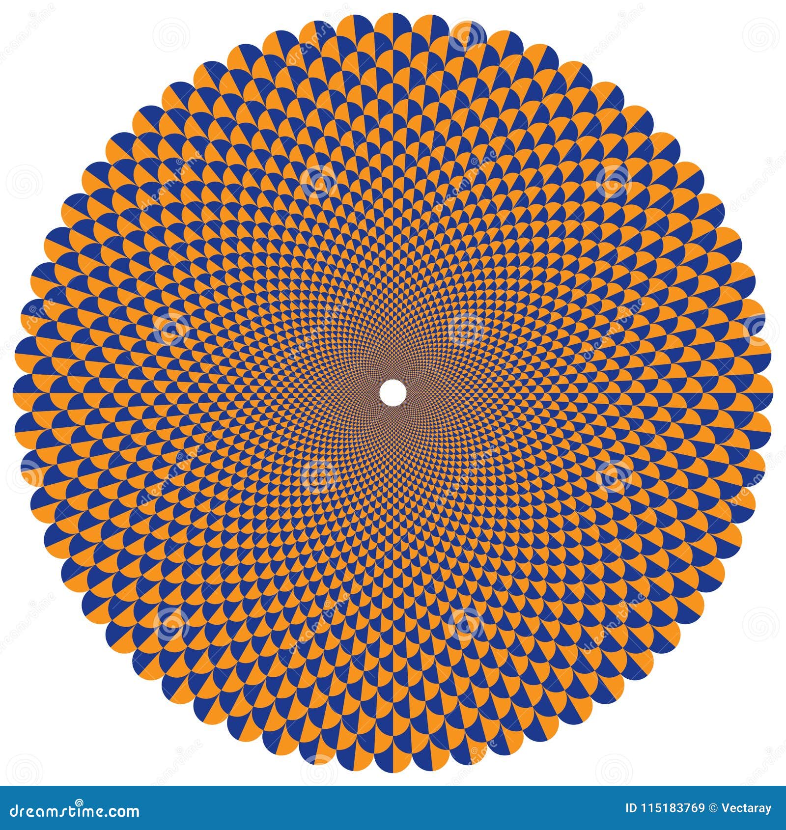 Decorative Radial Fan Pattern Cartoon Vector | CartoonDealer.com #115183769