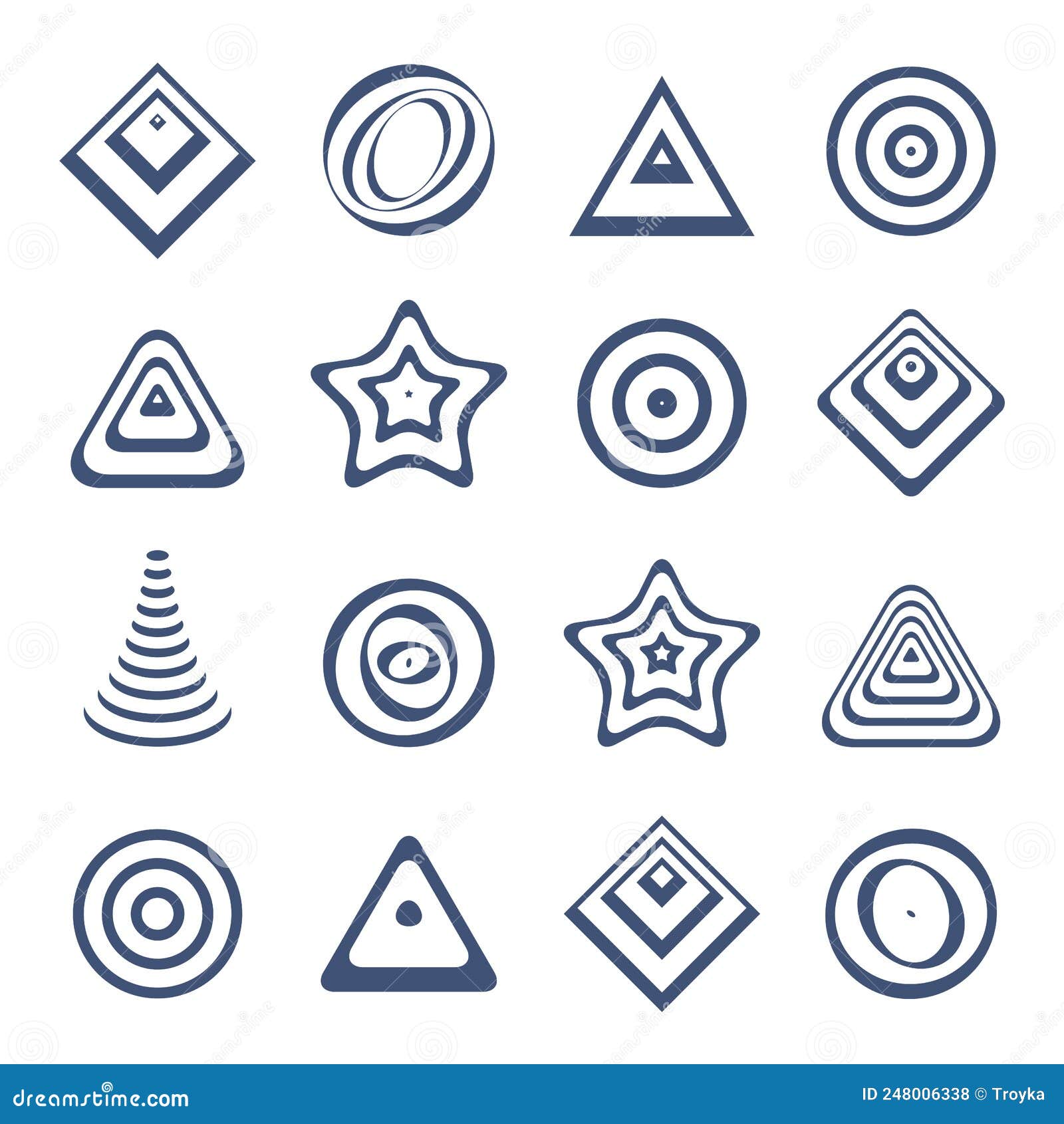 Abstract Design Elements. Geometric Shapes Stock Vector - Illustration ...