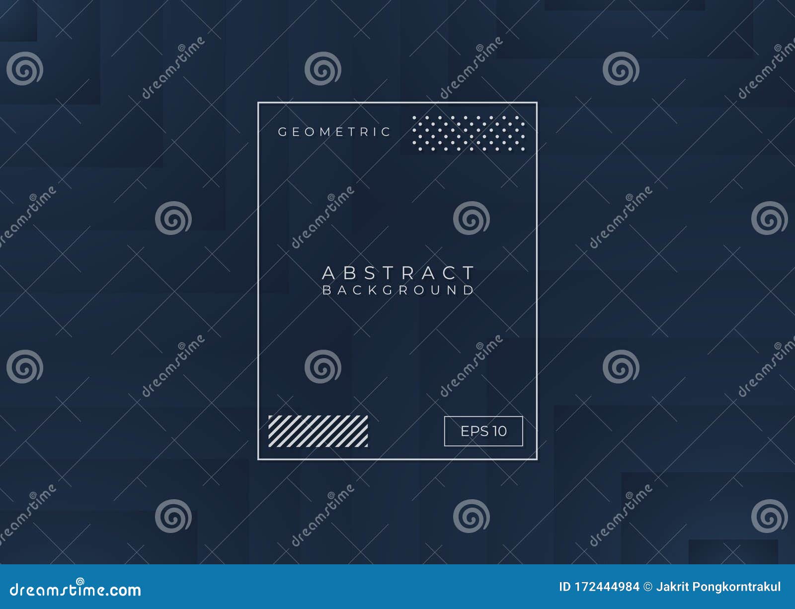 Abstract Geometric Design Square Wave Pattern Background Frame Space ...