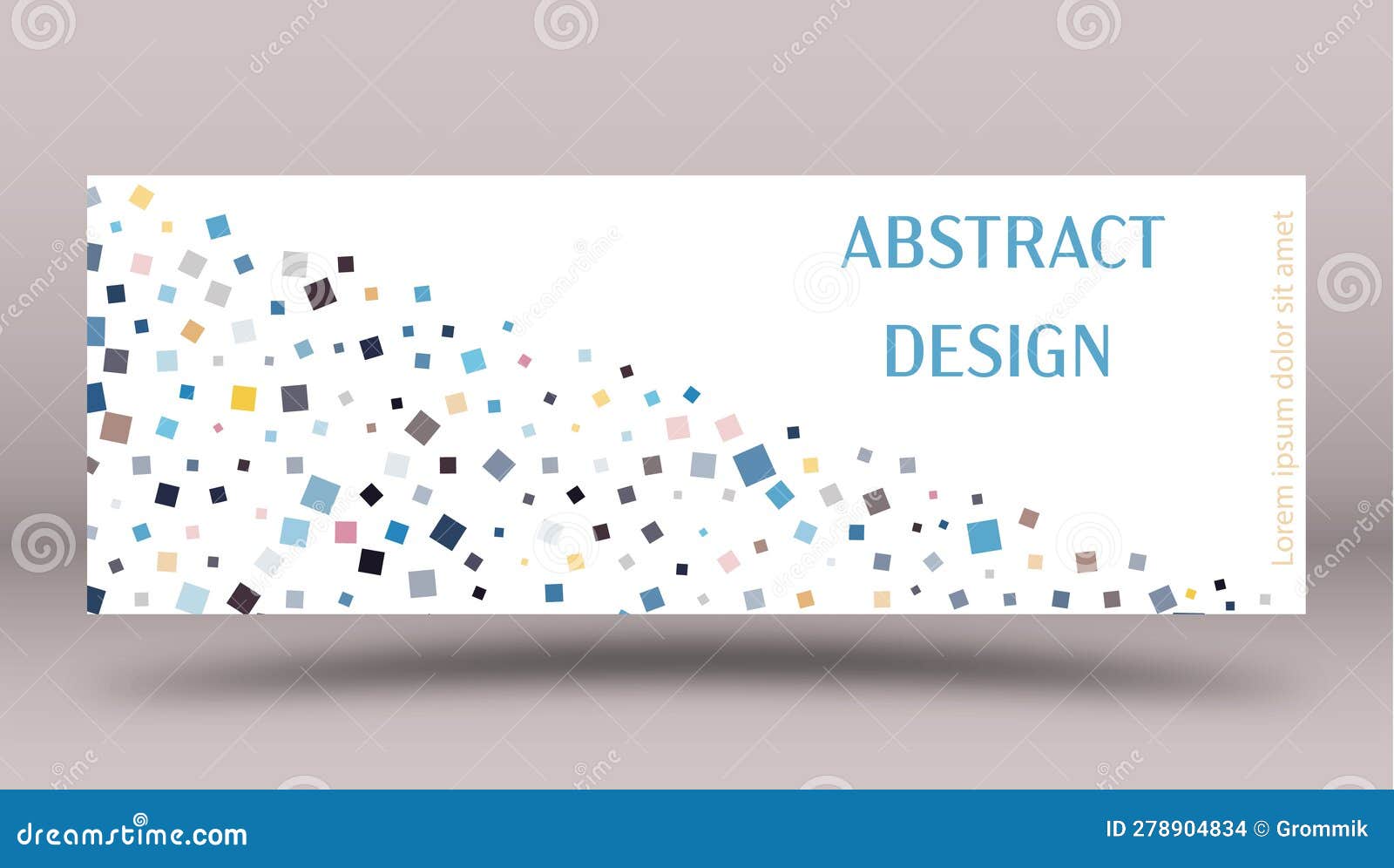 Abstract Geometric Design. Template for a Cover, Book, Poster, Banner ...