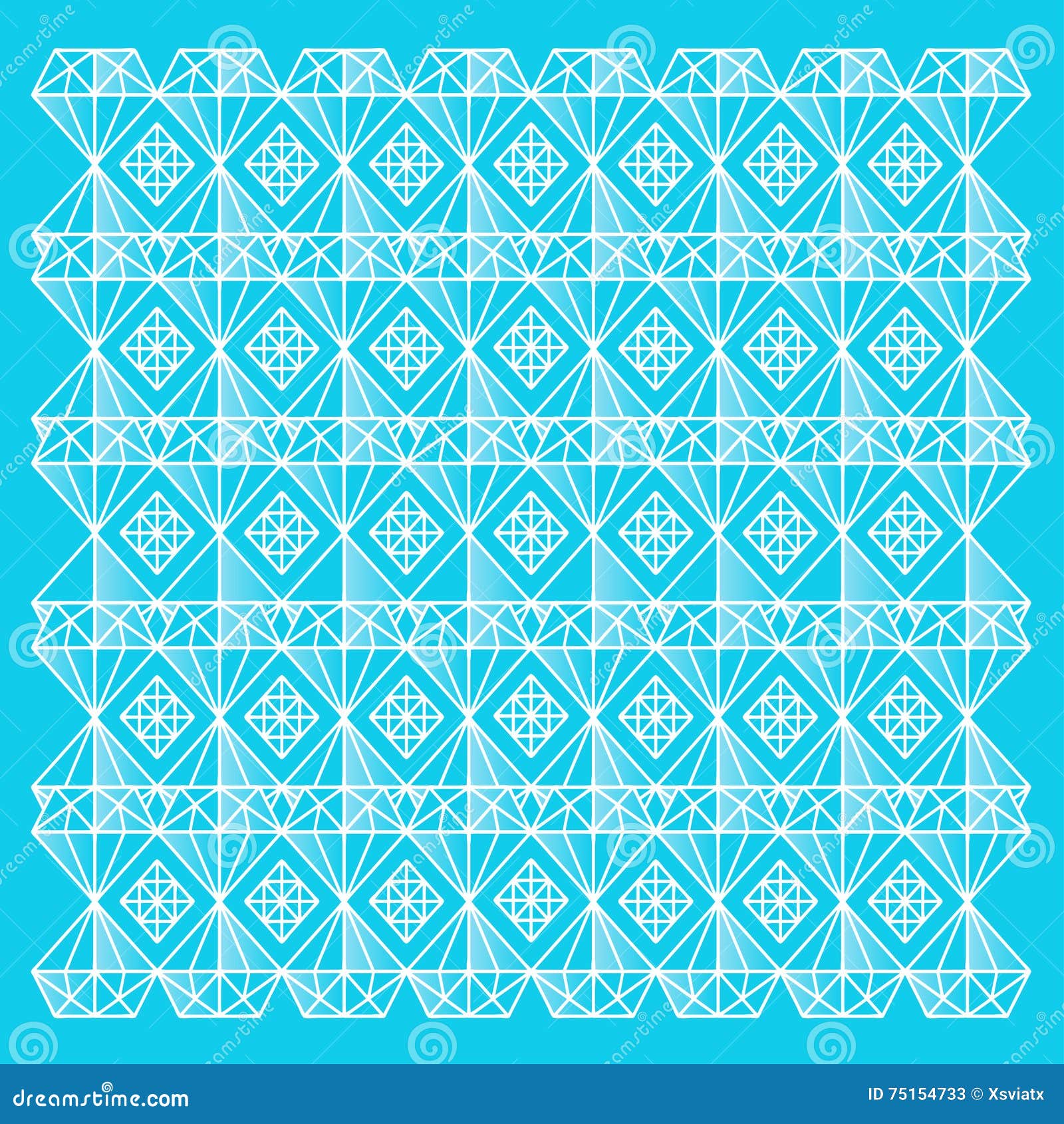 Abstract Geometric Diamond Pattern Stock Vector - Illustration of ...