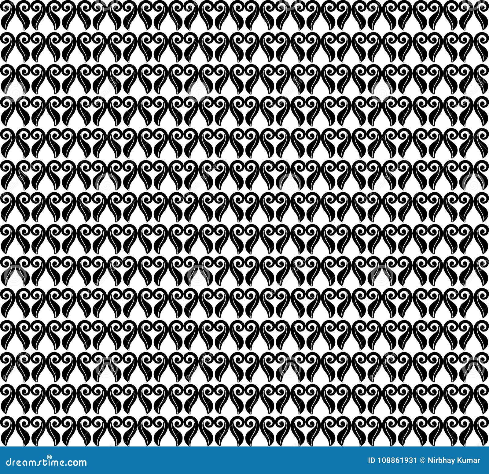 Abstract Geometric Dot and Curve Seamless Pattern Design Stock Vector ...