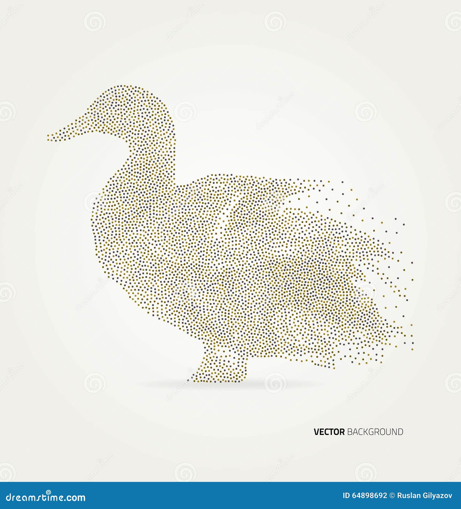 Abstract Geometric Duck Vector Illustration Stock Vector - Illustration ...