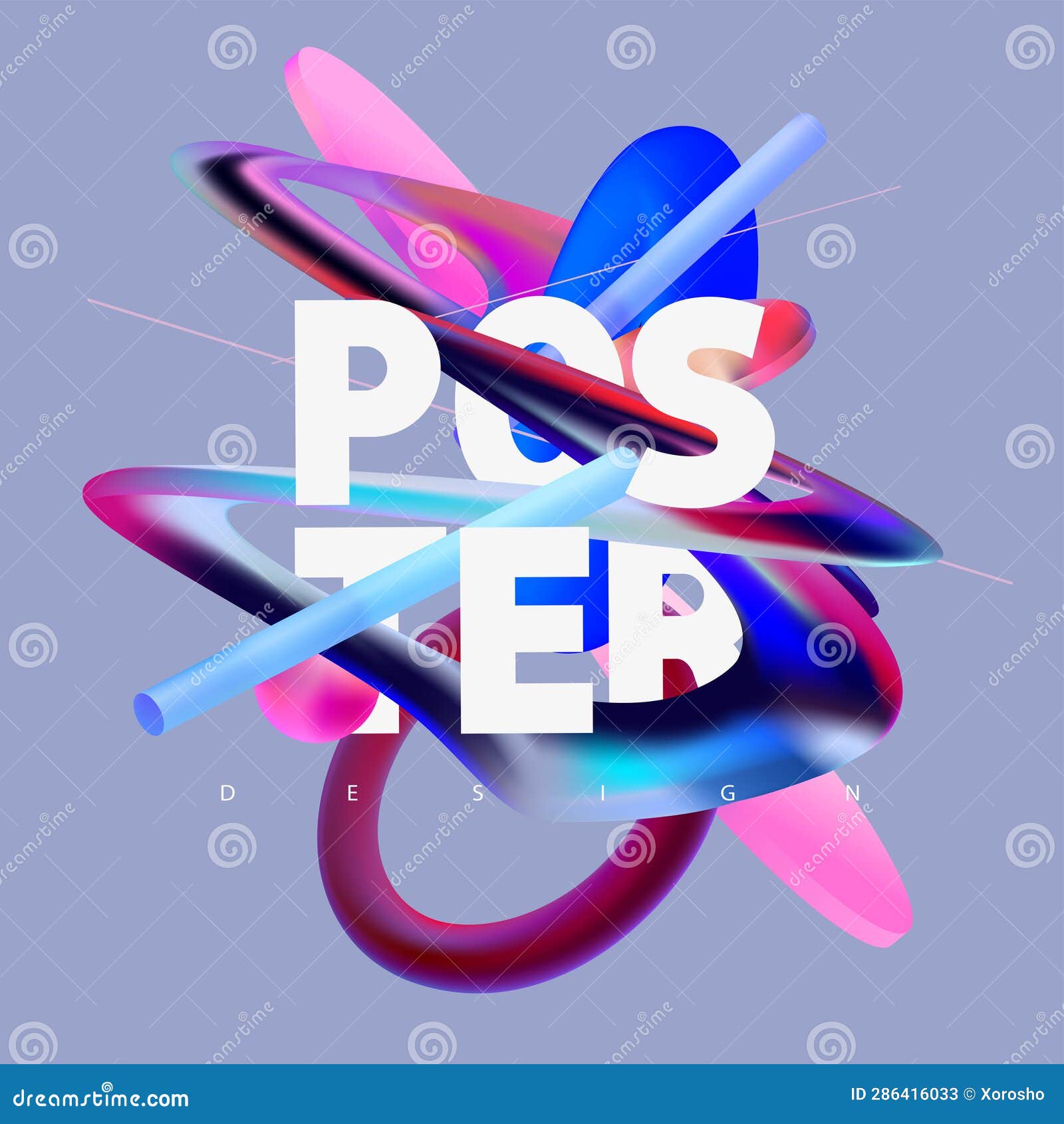 Abstract Geometric Elements for Poster Design. Stock Vector ...