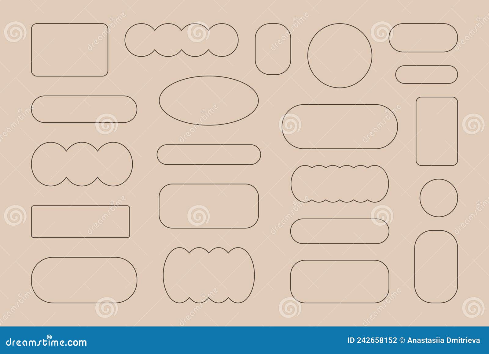 Vector Set Of Monoline, Line Hand Drawn Bird Logos. Flying Dove, Pigeon ...