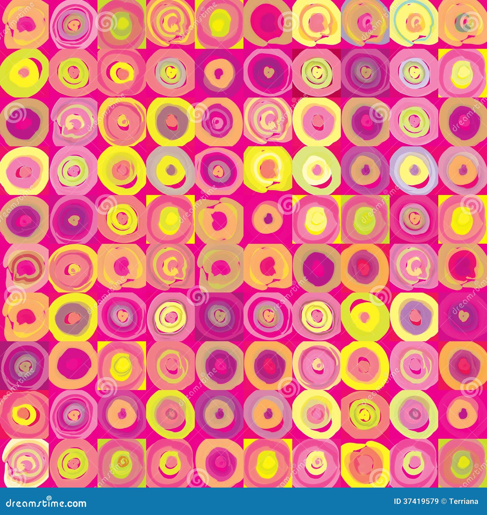 Abstract Geometric Festive Pop-art Texture. Stock Illustration ...