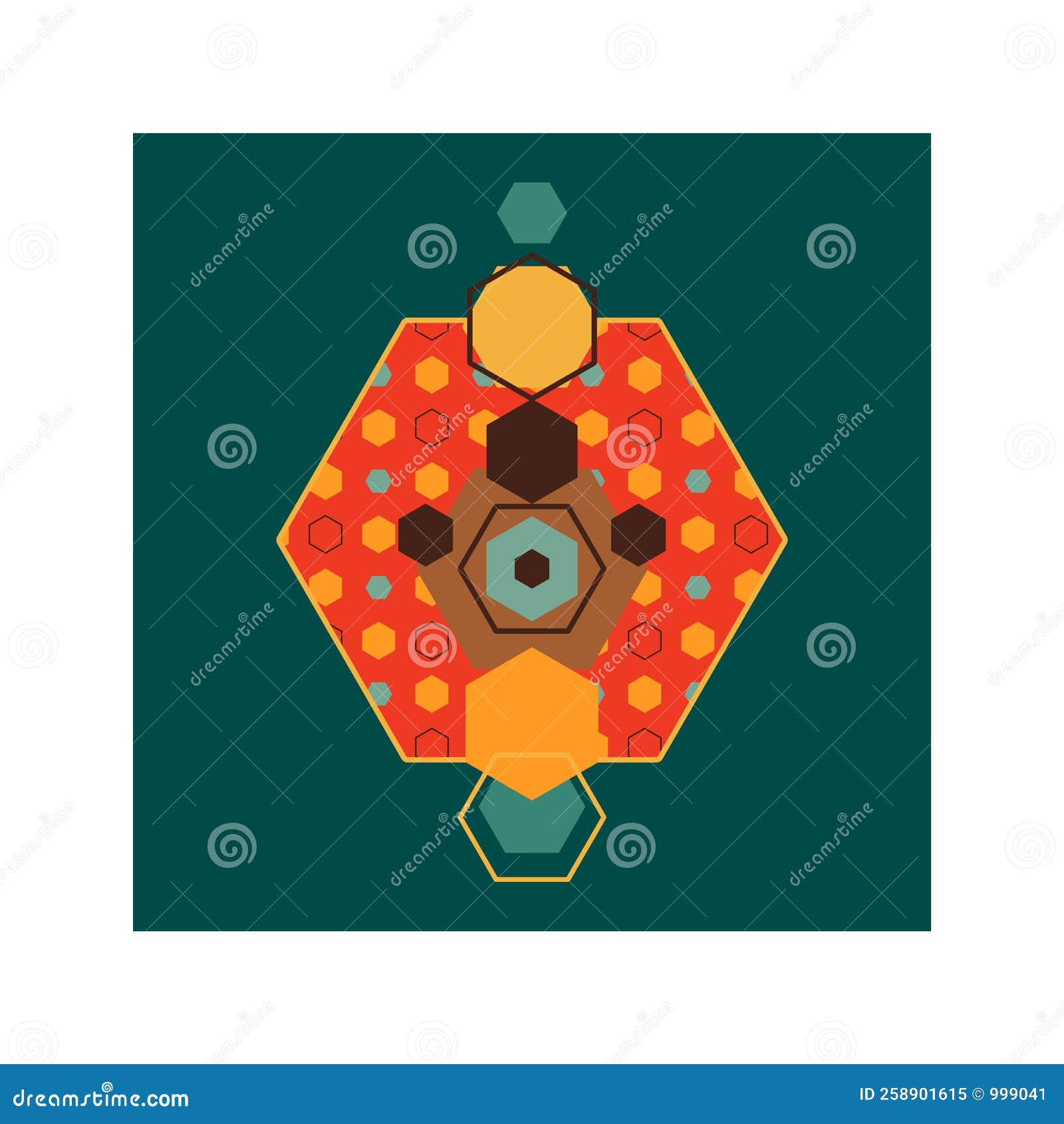 Abstract Geometric Figure. Harmony. Vector Stock Illustration Eps10 ...