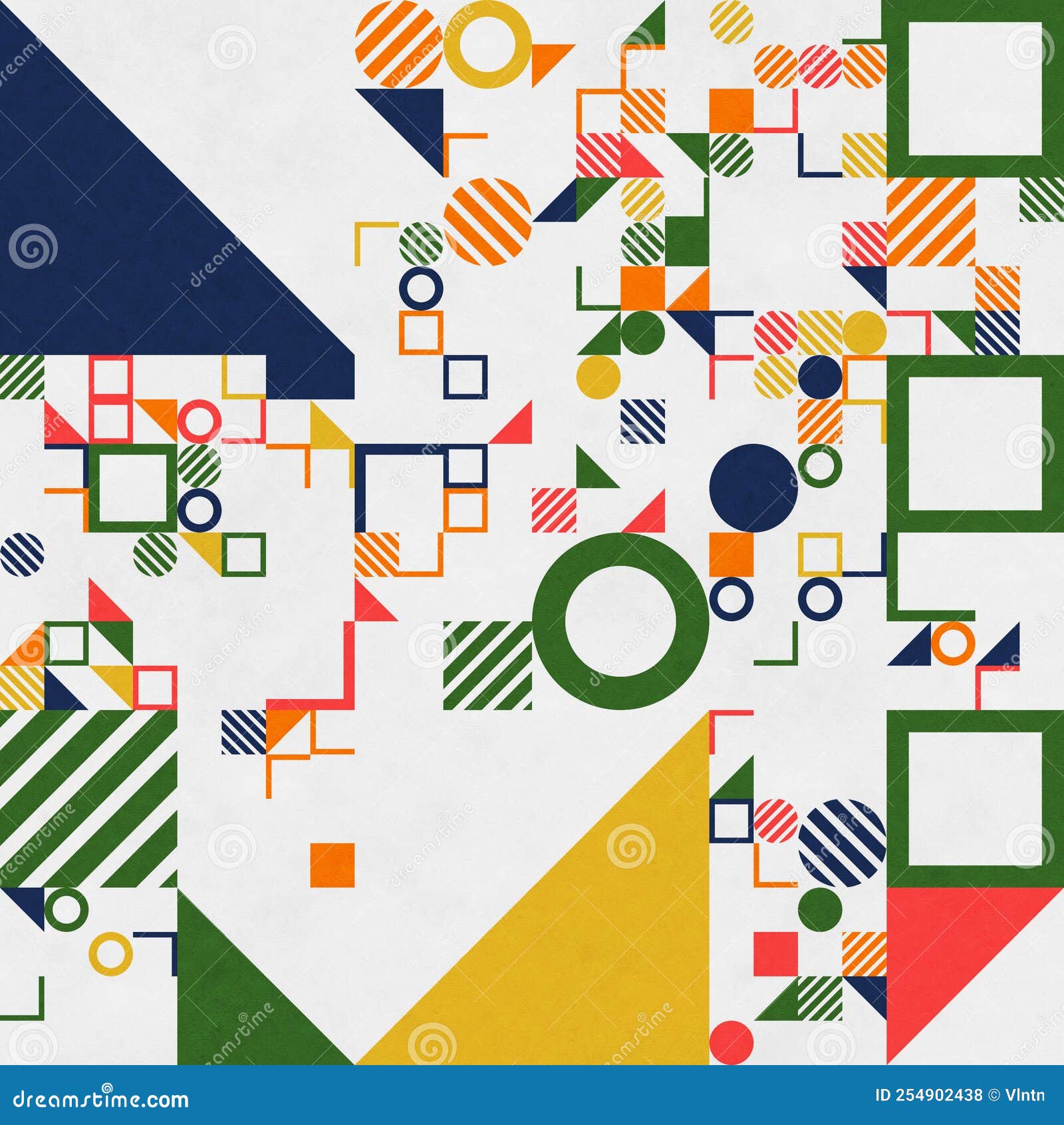 Abstract Geometric Figures, Bauhaus Background Stock Photo - Image of ...