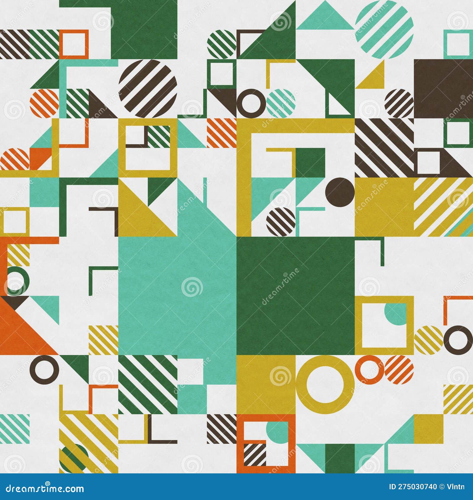 Abstract Geometric Figures, Bauhaus Background Stock Illustration ...