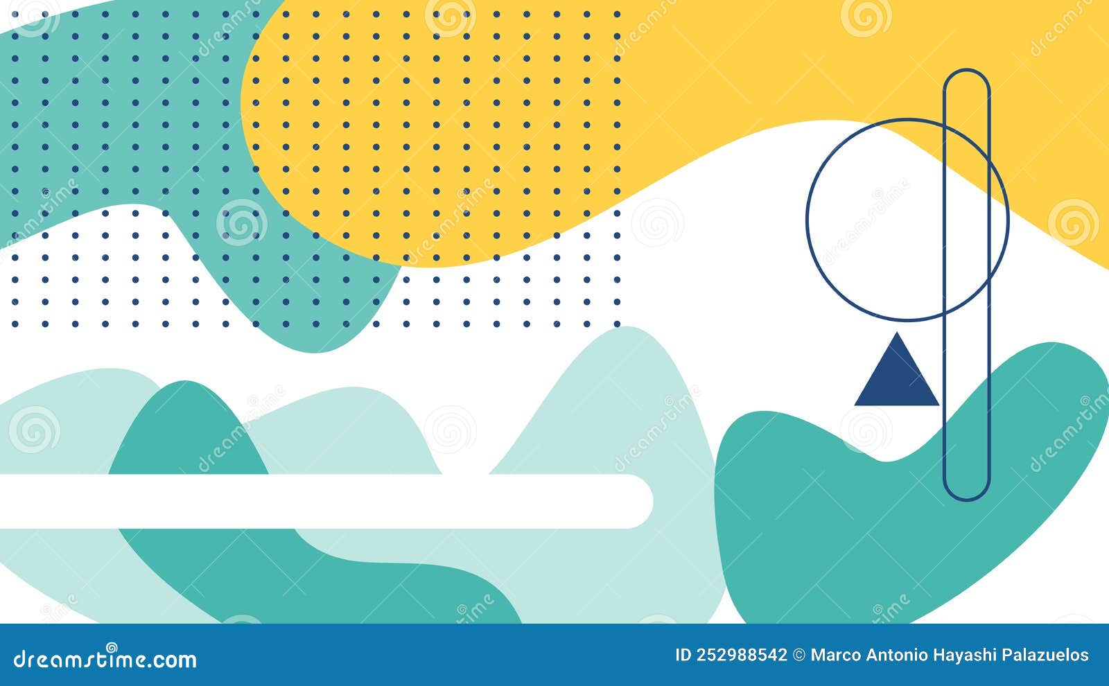 Abstract Geometric Figures Colorful Background Stock Vector ...