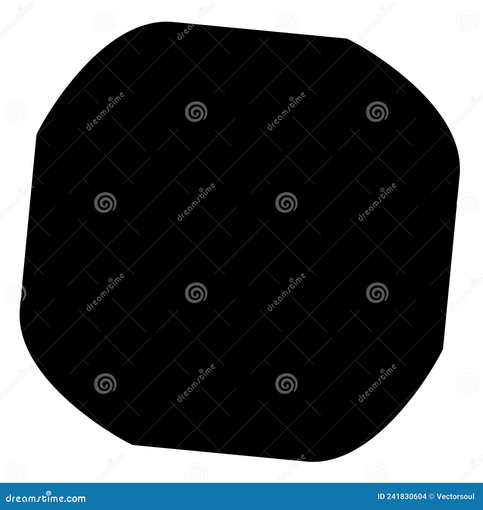 Abstract Geometric Form, Shape. Distorted, Deformed Patch Element Stock ...