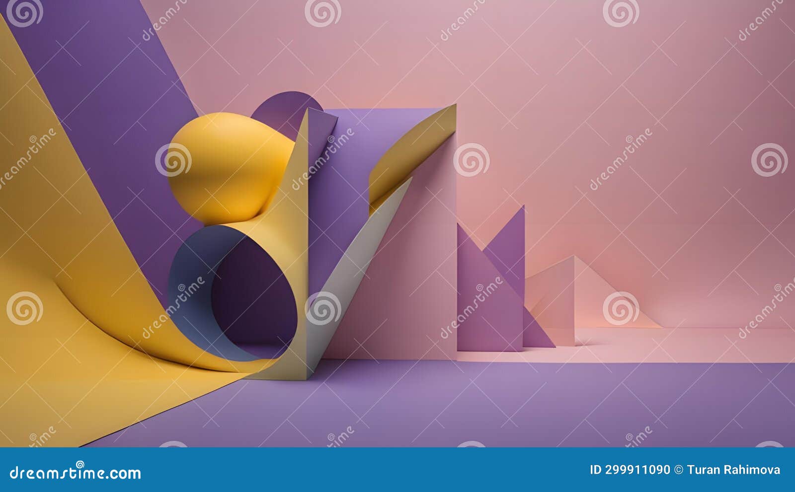 Abstract Geometric Forms. Minimal Background Design Stock Illustration ...