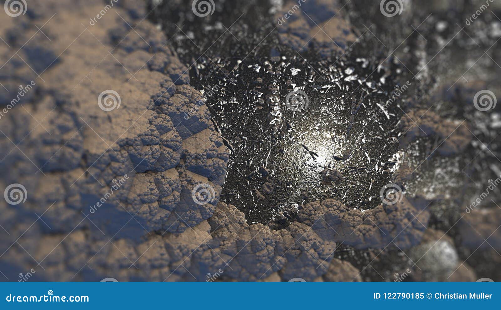 Abstract Geometric Nature Rock Surface Structure Macro Digital 3d ...