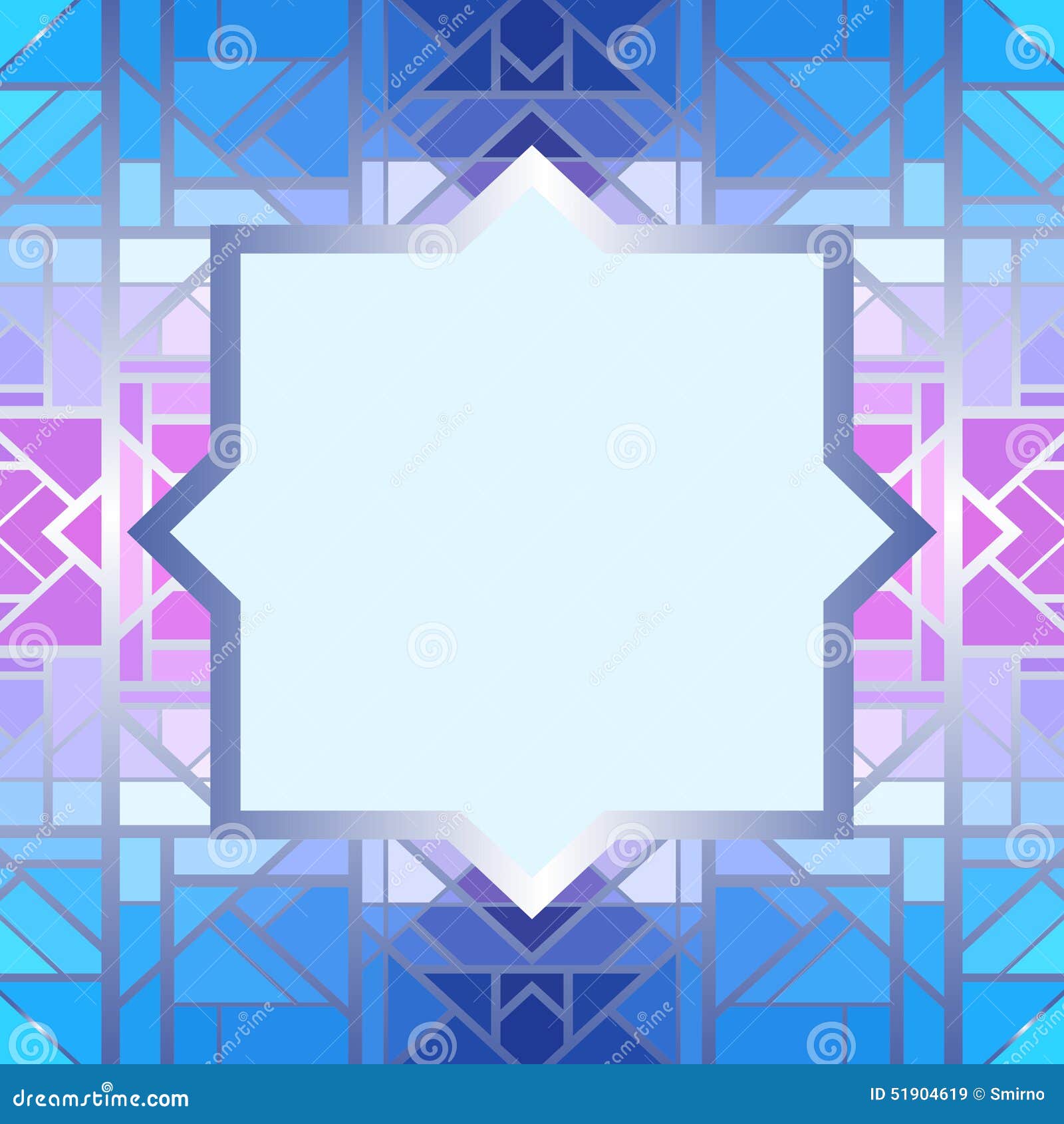 Abstract geometric frame stock vector. Illustration of motifs - 51904619