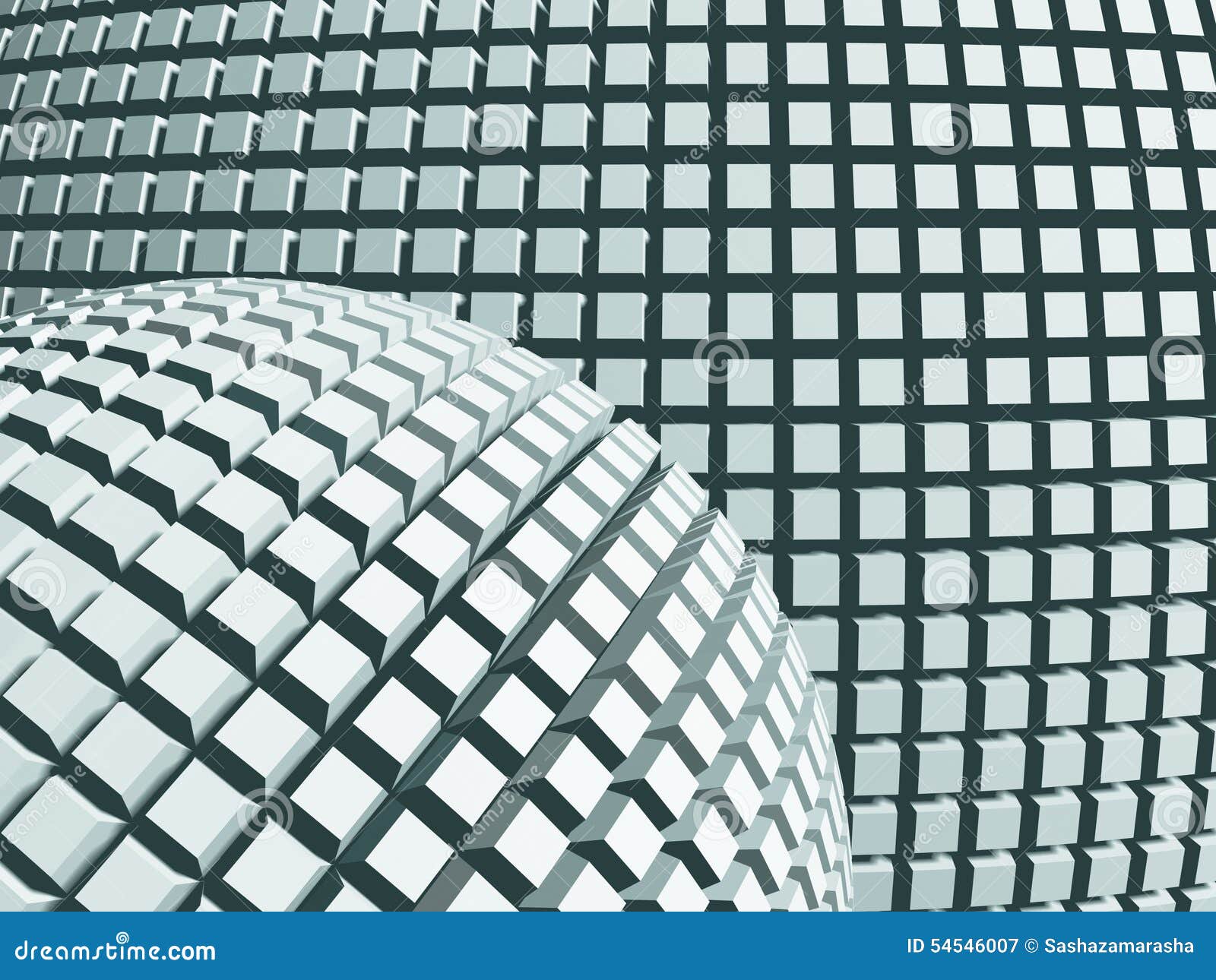 Abstract Geometric Futuristic Architecture Background Stock ...