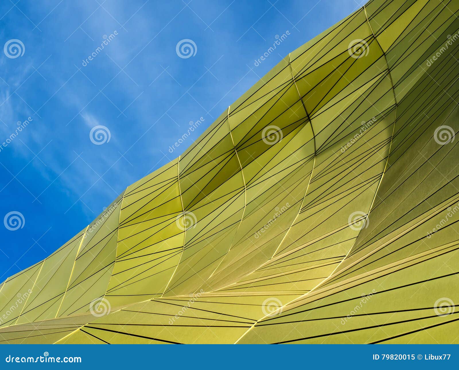 Abstract Geometric Futuristic Structure Stock Image - Image of line ...