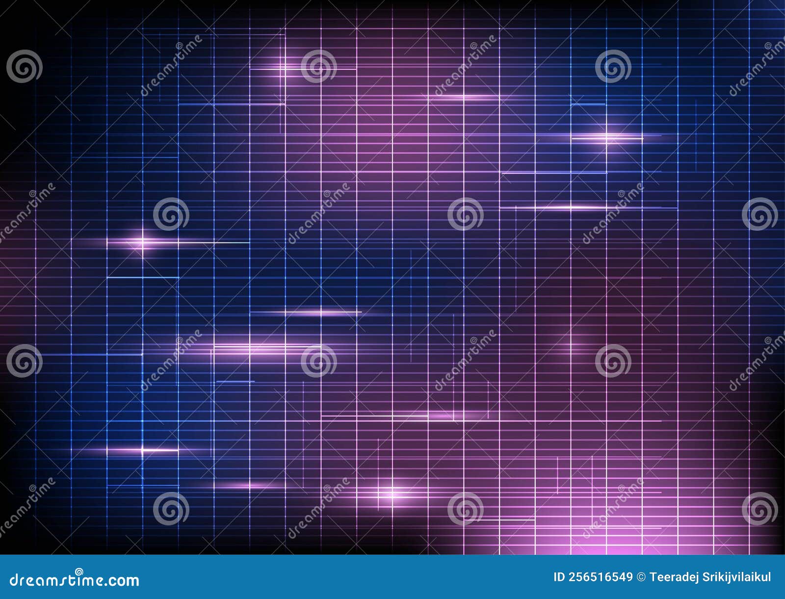 Abstract Geometric Futuristic Technology Background. Stock Vector ...
