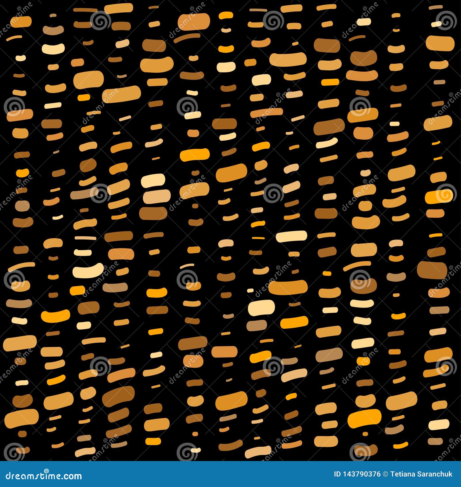 Abstract Geometric Gold Scribbles Pattern with Dot Stock Vector ...