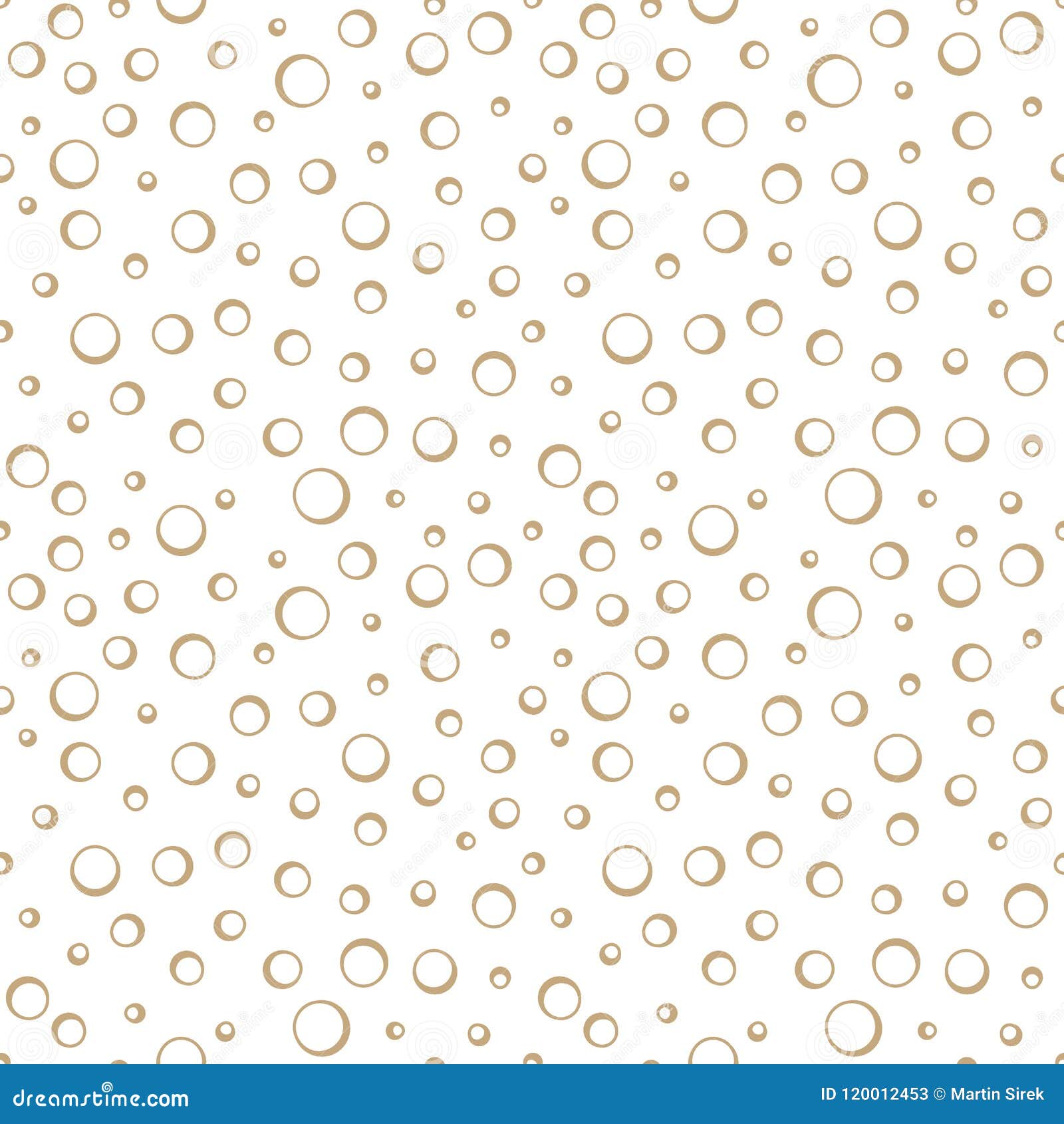 Abstract Geometric Golden Deco Vector Bubbles Pattern Stock Vector ...