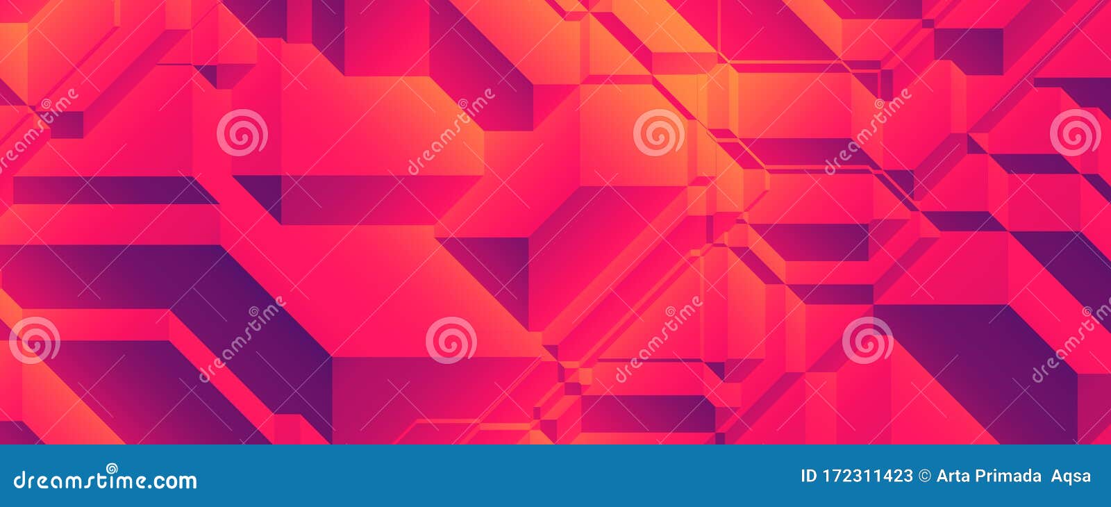 Abstract Geometric Gradient Pink Techno Background Stock Illustration ...