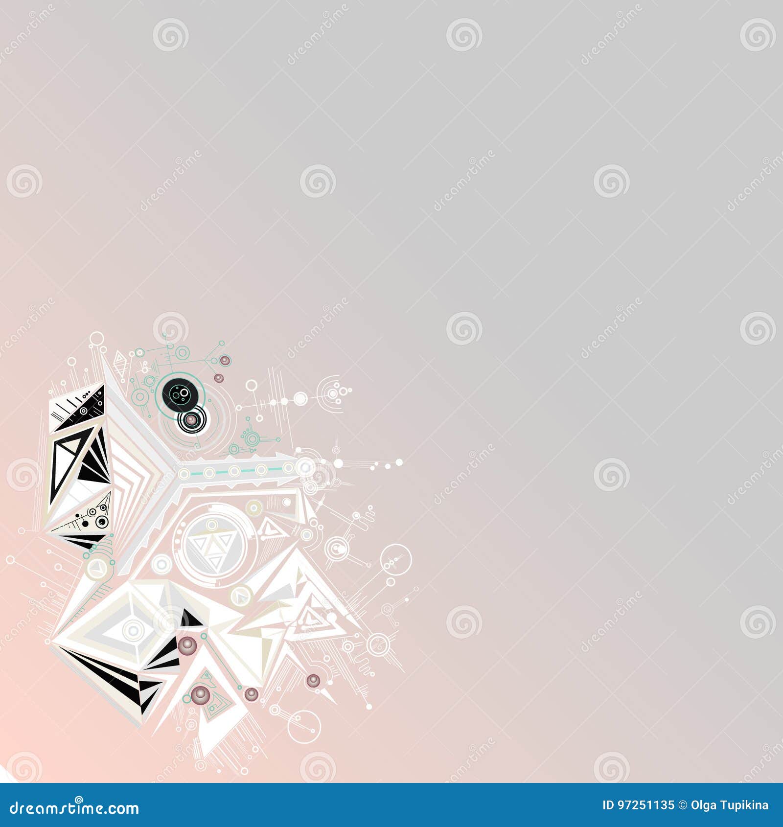 Abstract, Geometric, Graphic, Cyber Color Background, Line Stock Vector ...