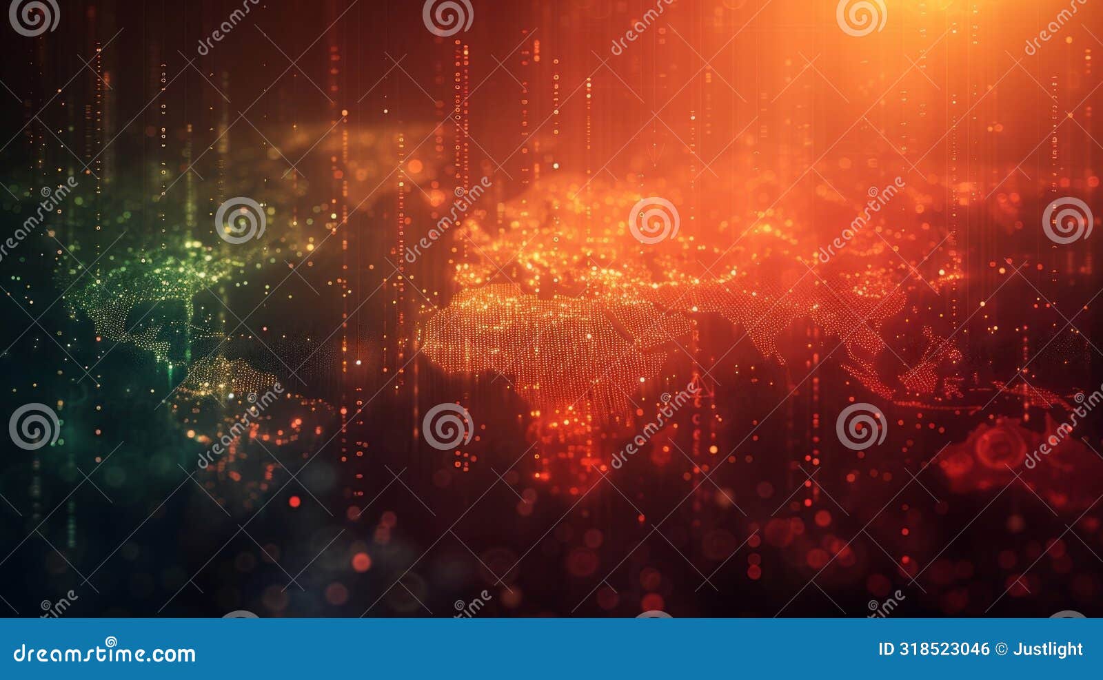 An Abstract Geometric Heatmap Representing the Average Tariff Rates for ...