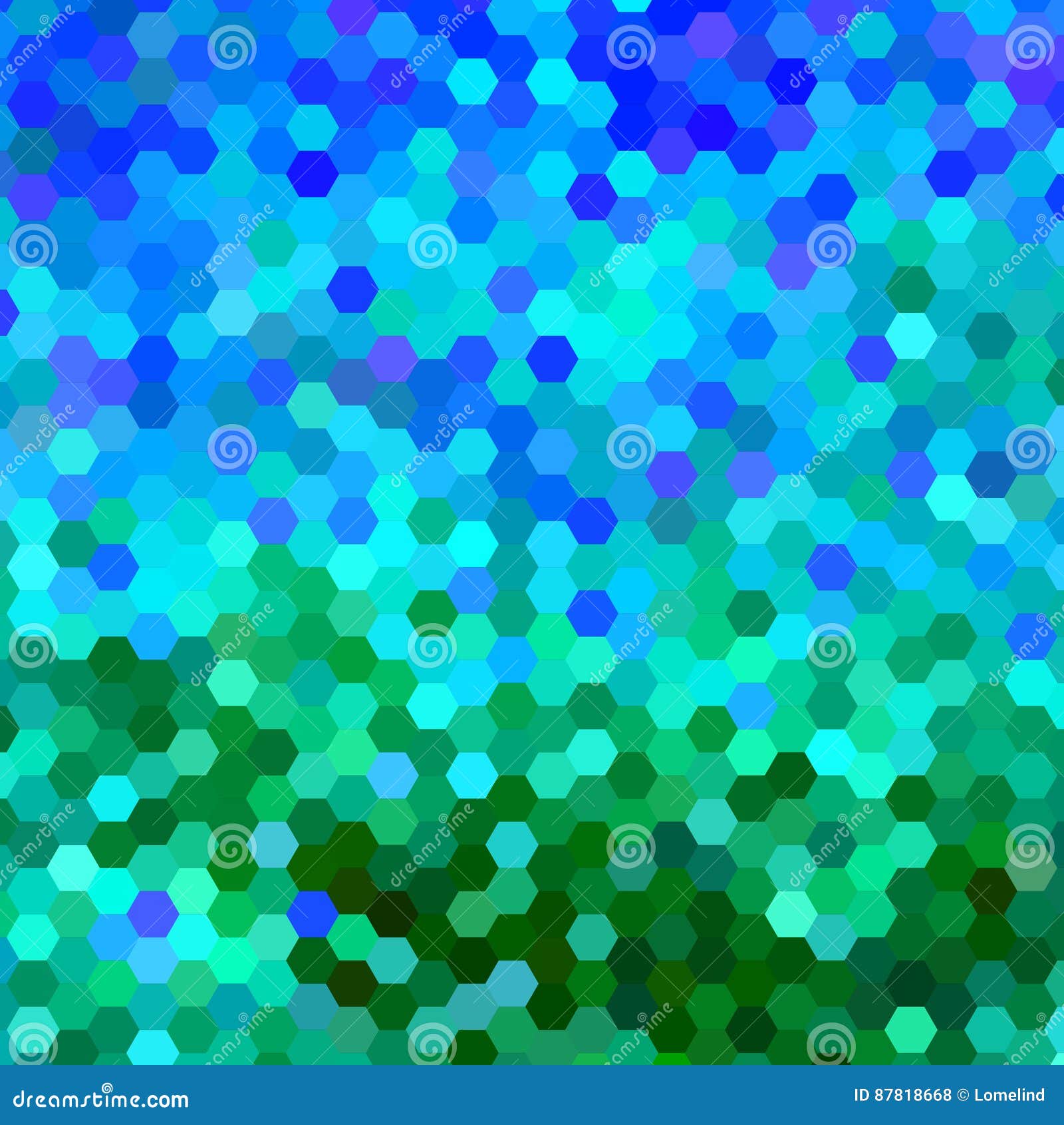 Abstract Geometric Hexagon Background Stock Illustration - Illustration ...