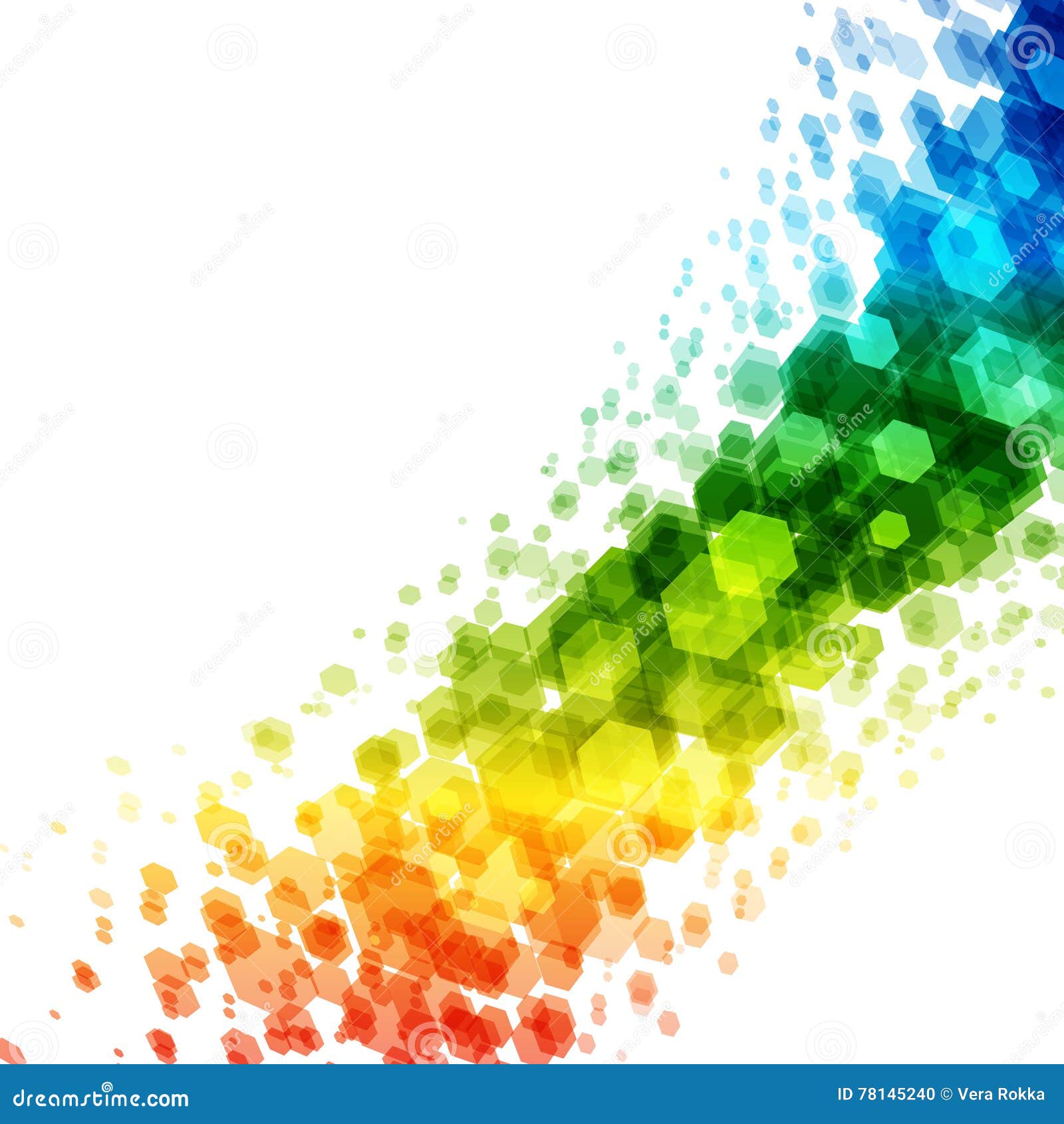 Abstract Geometric Hexagon Background. Stock Illustration ...