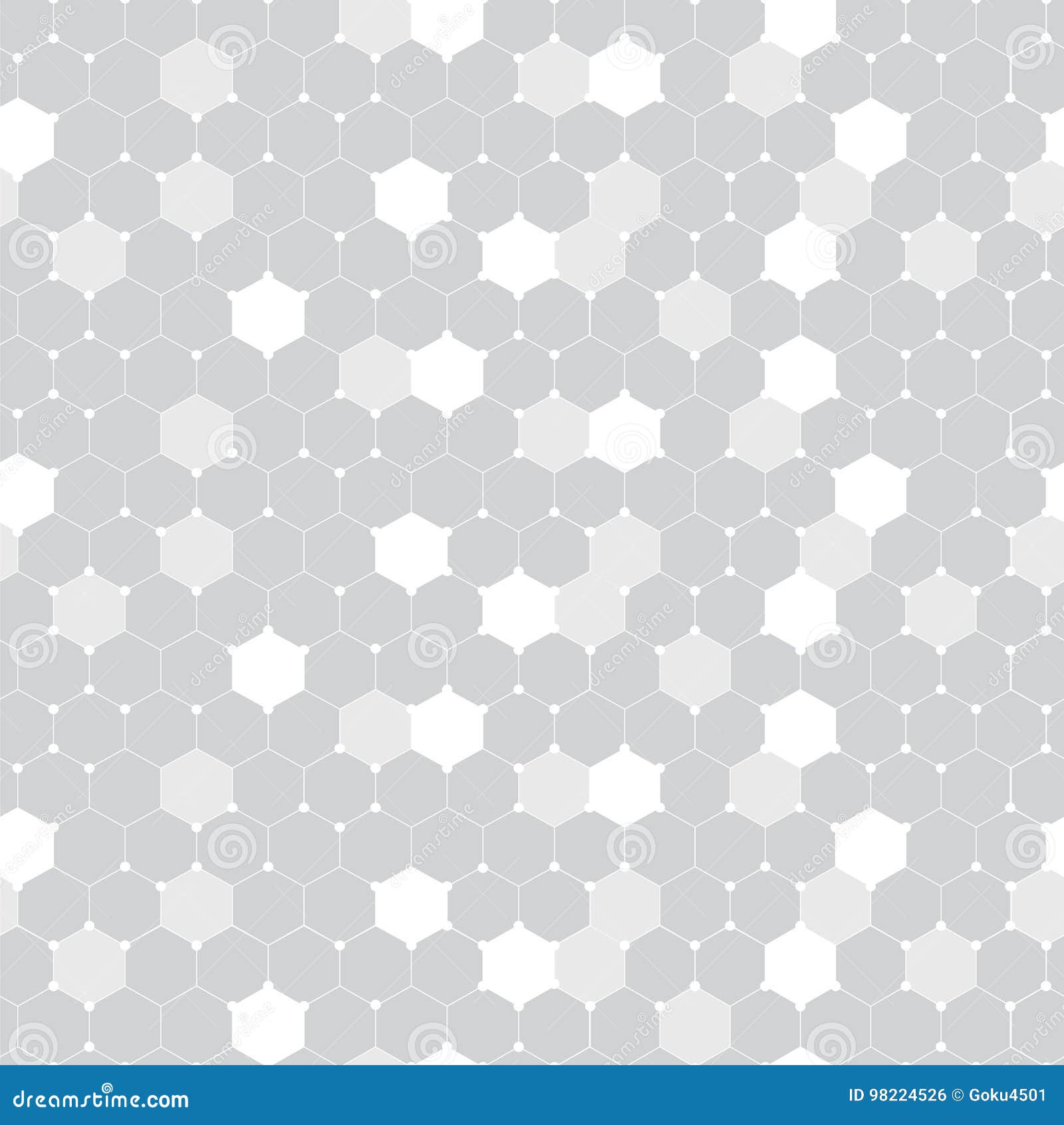 Abstract Geometric Hexagonal Pattern Seamless Background Stock ...