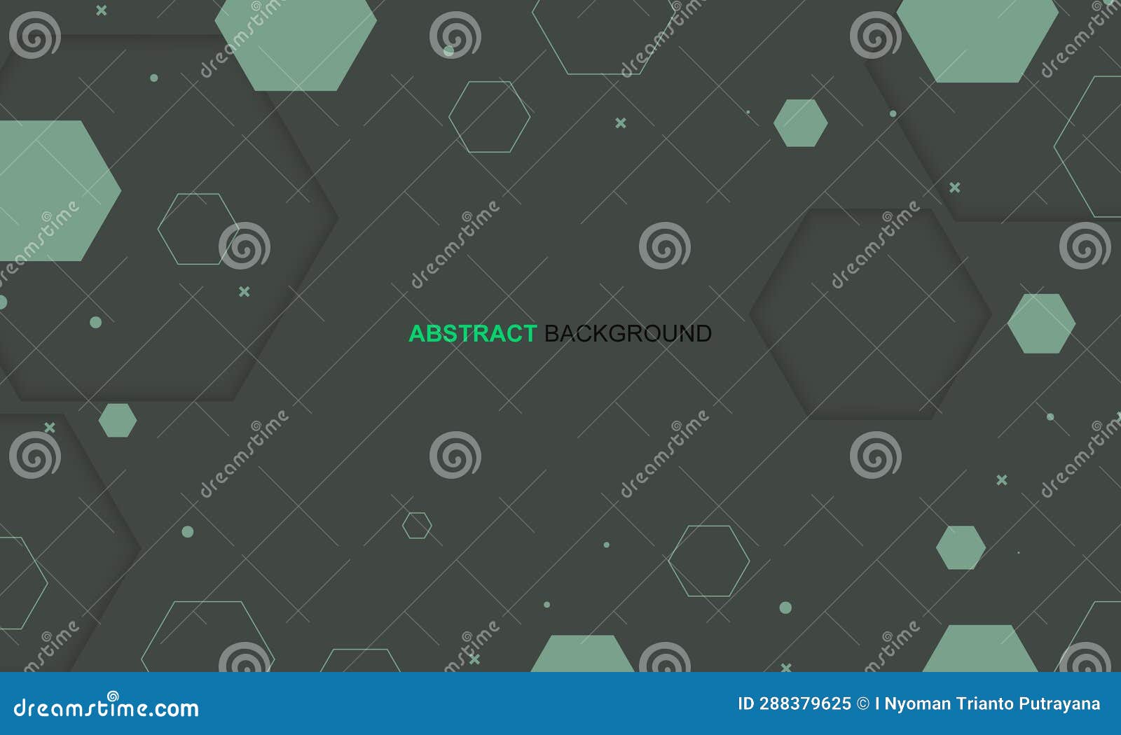 Abstract Geometric Hexagonal Shape Background. Vector Stock Vector ...