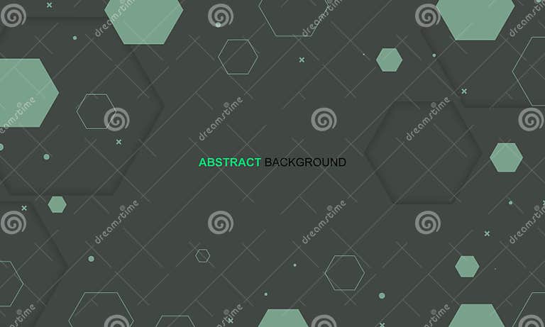 Abstract Geometric Hexagonal Shape Background. Vector Stock Illustration - Illustration of ...
