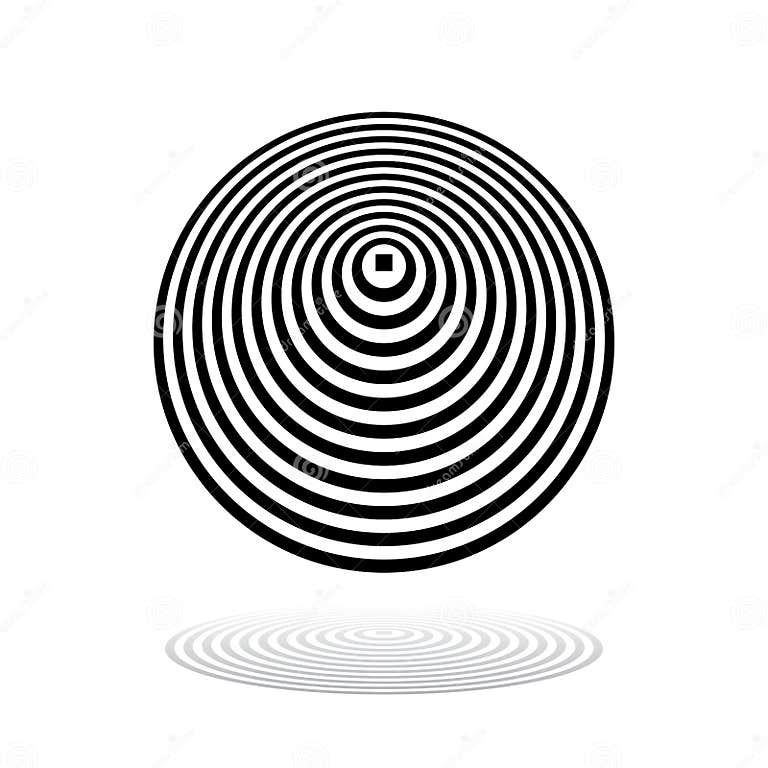 Abstract Geometric Icon. 3D Illusion Stock Vector - Illustration of ...