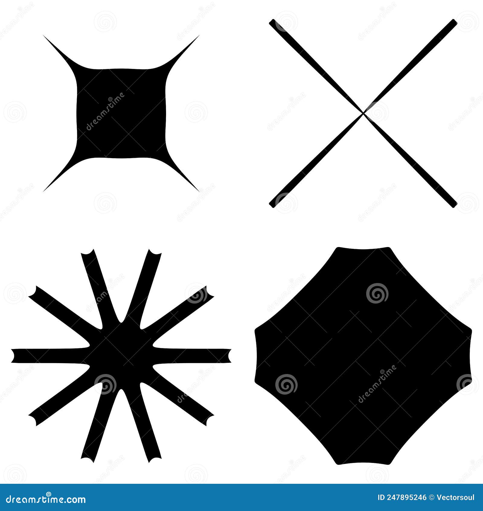 Abstract Geometric Icon, Symbol Element Shape Stock Vector ...
