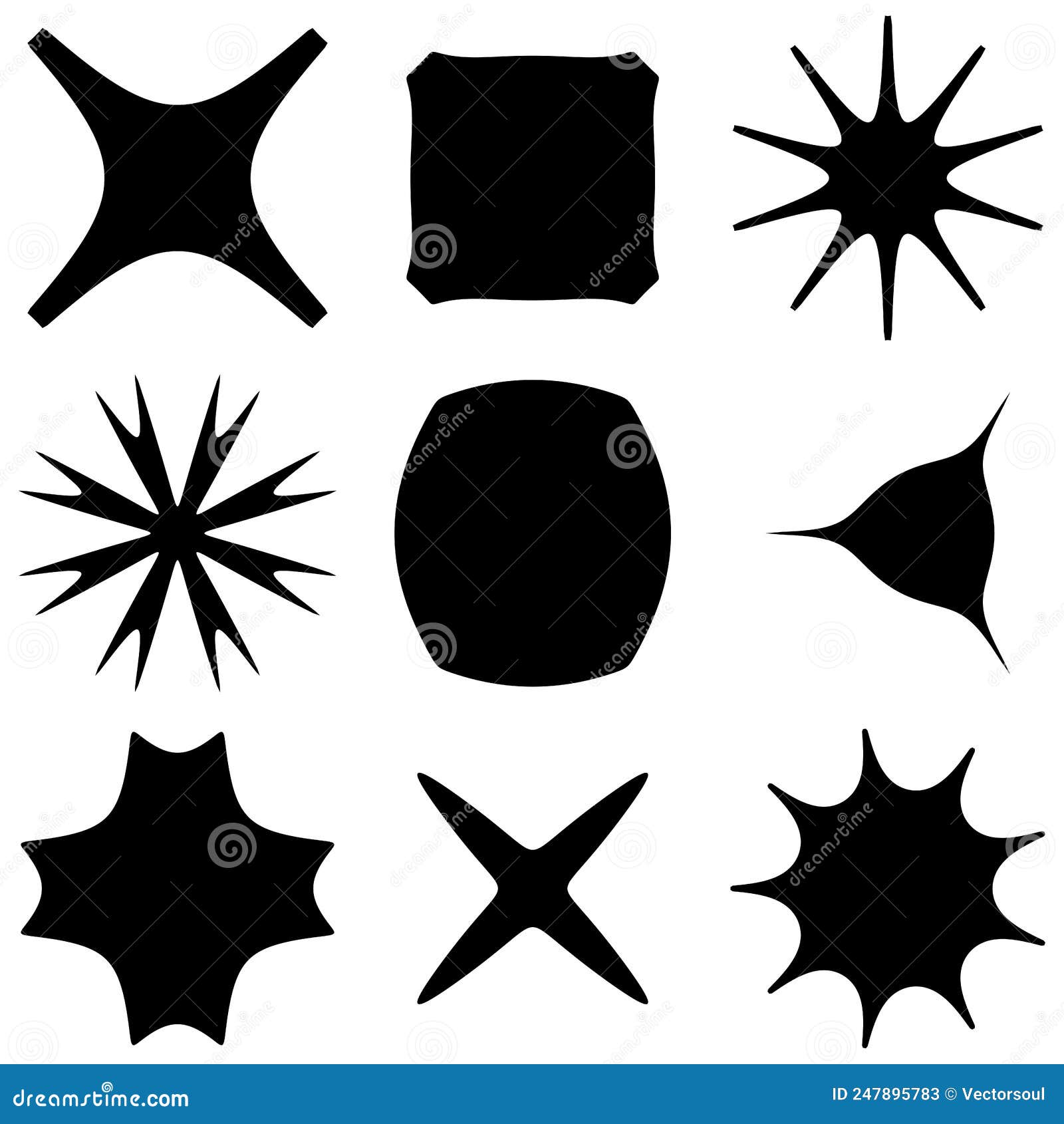 Abstract Geometric Icon, Symbol Element Shape Stock Vector ...